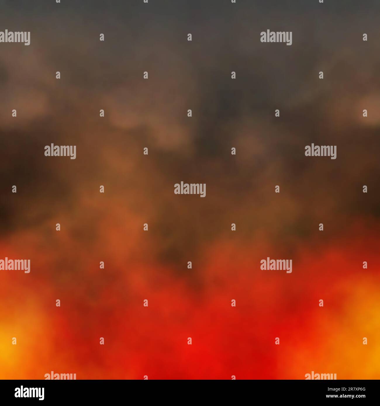 Editable vector illustration of dense smoke from a fire made using a ...