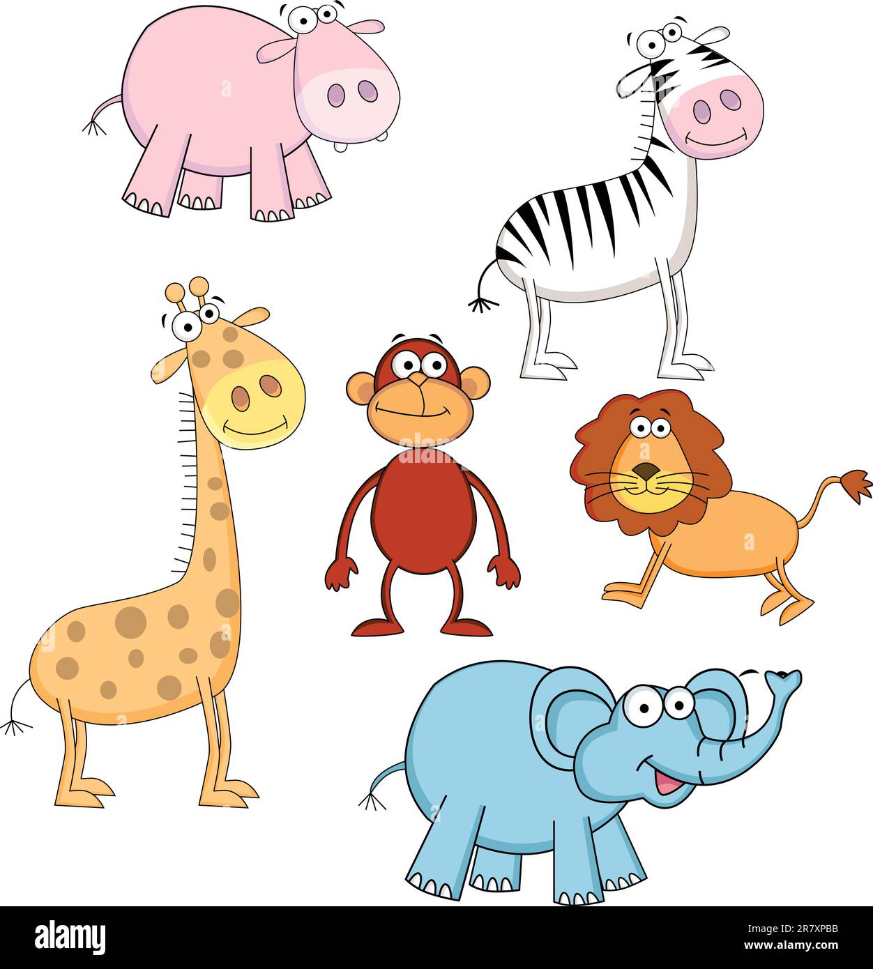 Animal cartoon illustration Stock Vector Image & Art - Alamy