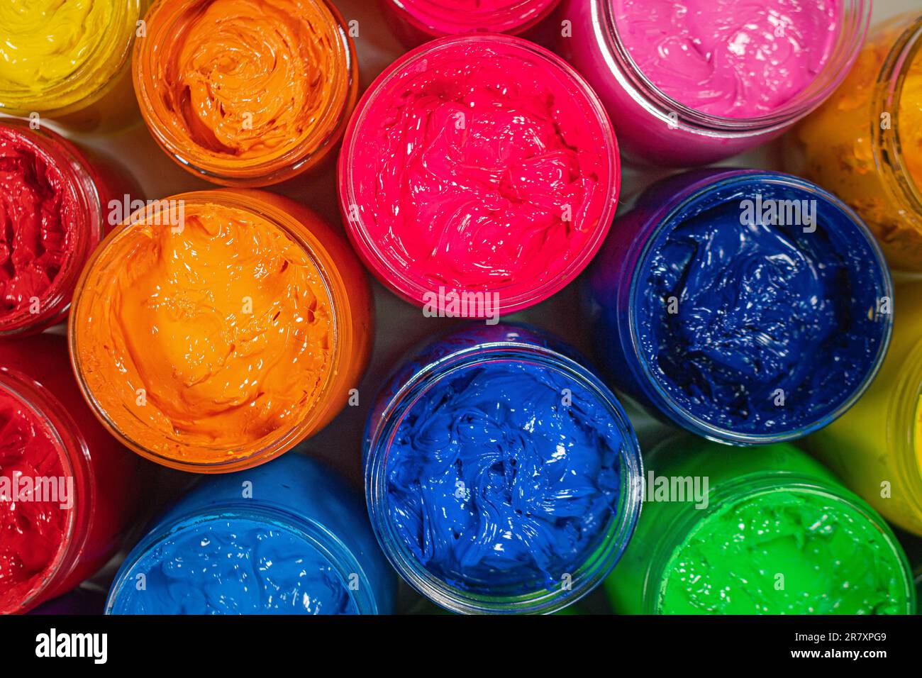 Top view Collection of colorful smooth gradient background for print ...