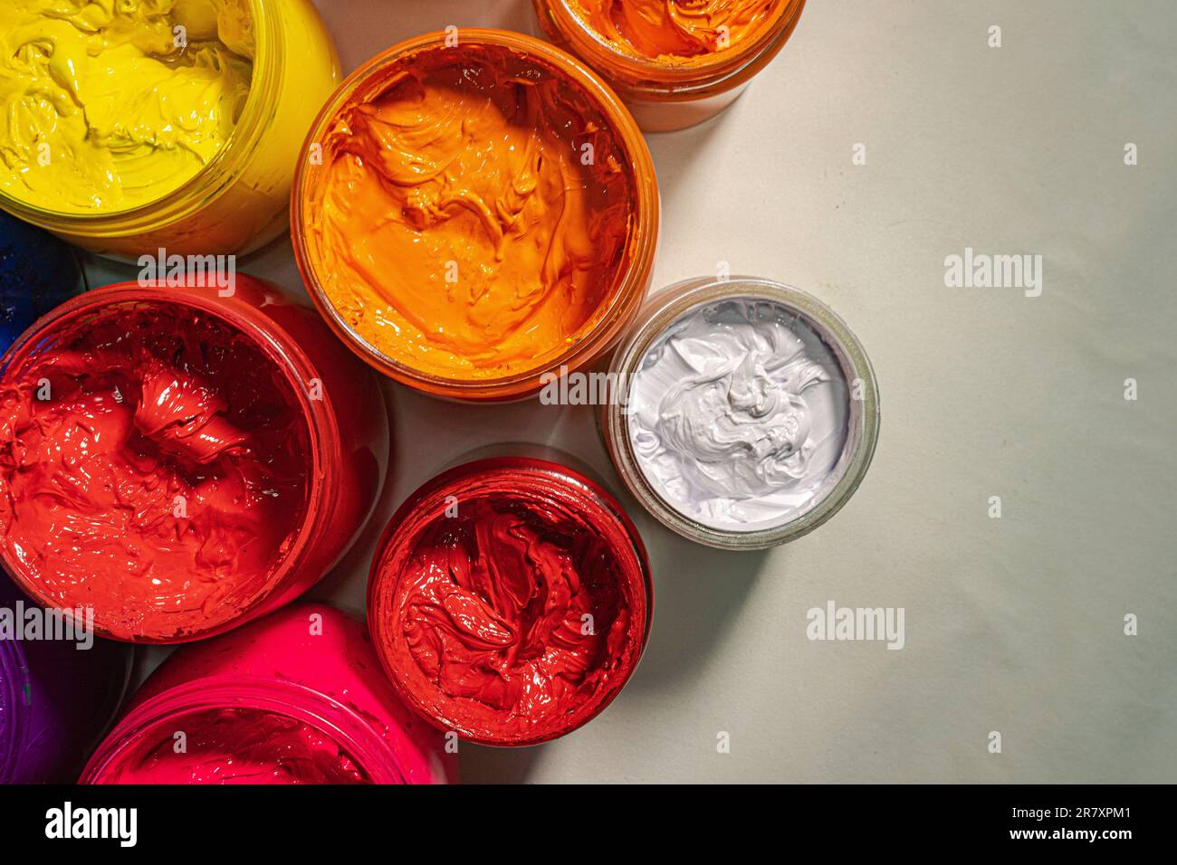 Top view Collection of colorful smooth gradient background for print ...