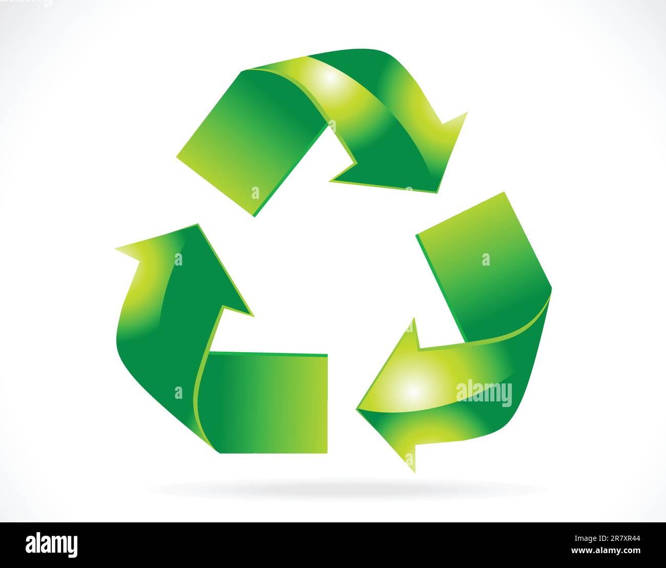 abstract 3d recycle icon vector illustration Stock Vector Image & Art ...