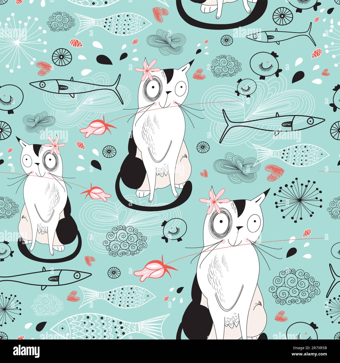 Rose white cloud Stock Vector Images - Alamy