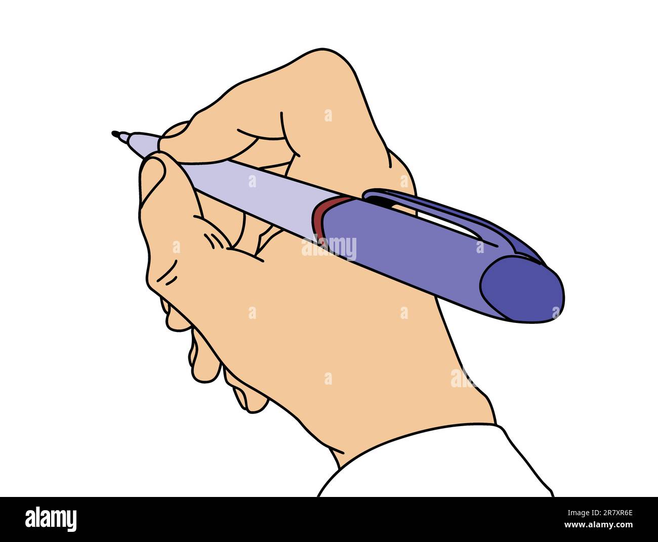 Handle hand Stock Vector Images - Alamy