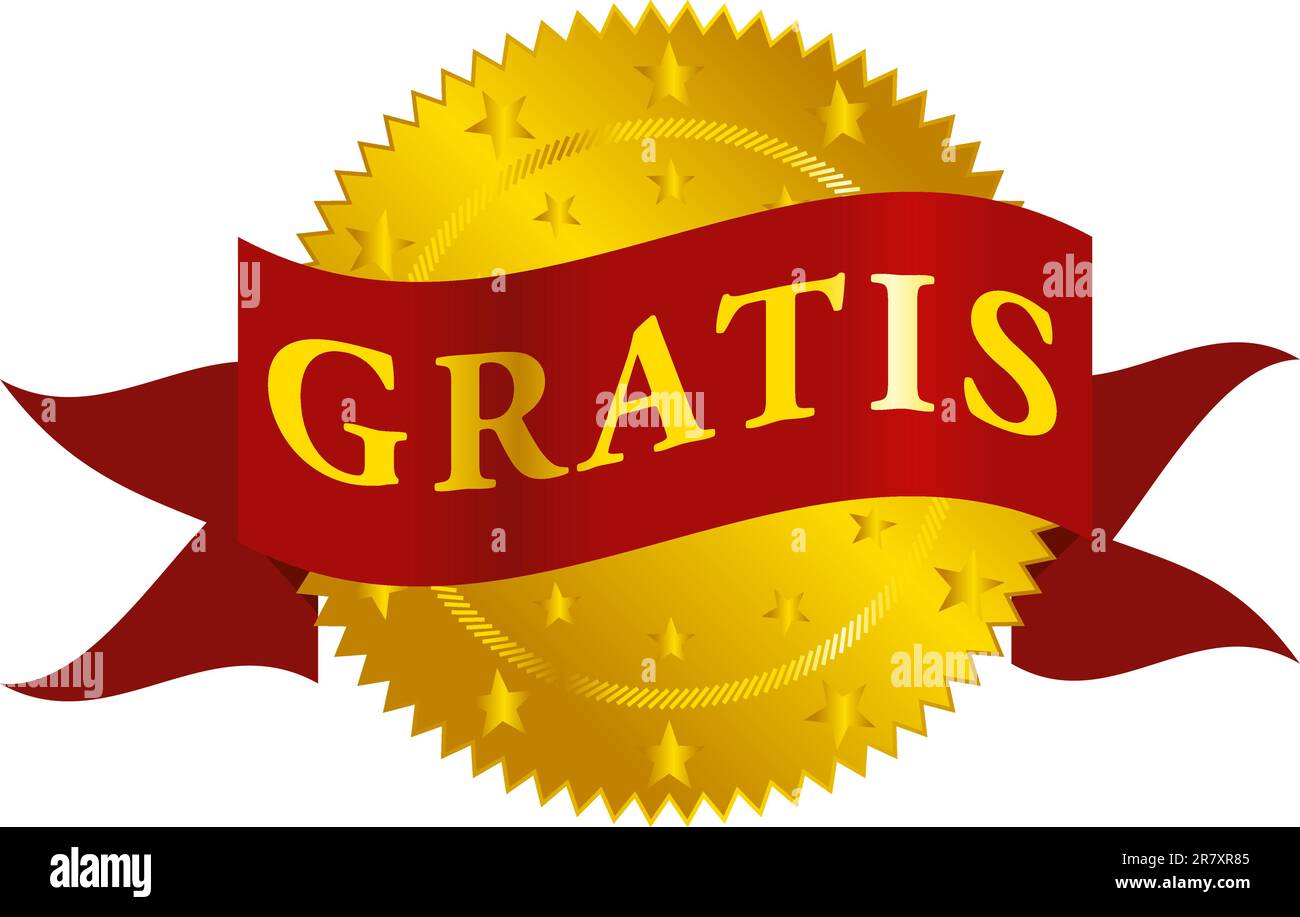 Medal stamp ribbon on Stock Vector Images - Alamy