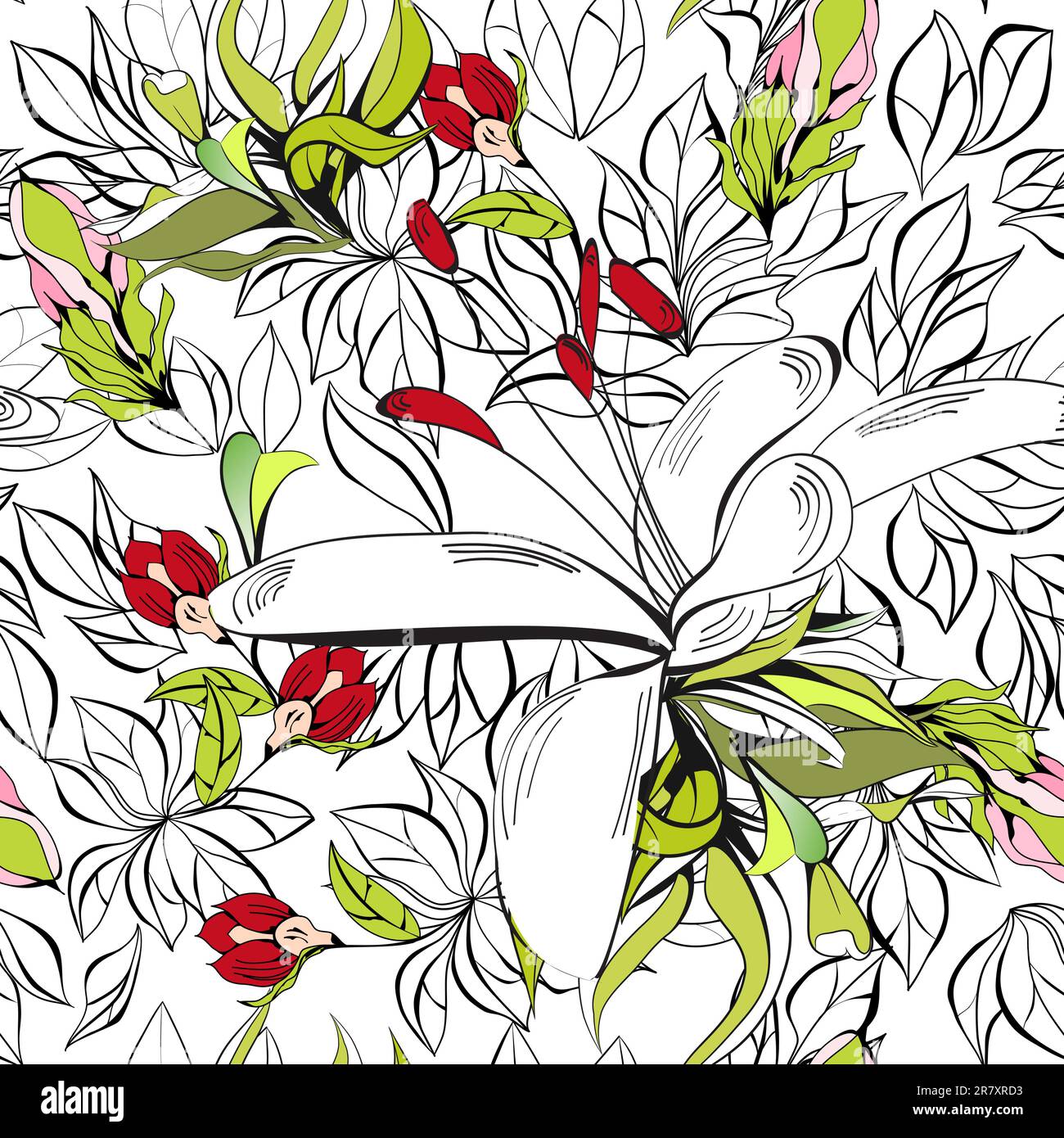 Decorative leaf graphics Cut Out Stock Images & Pictures - Alamy