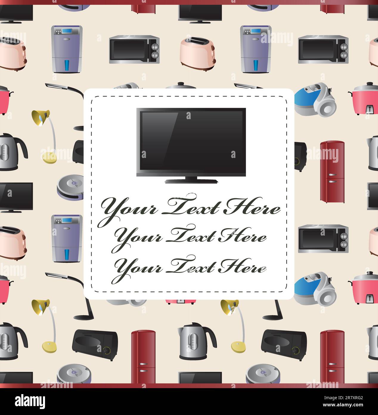 Beautiful household Stock Vector Images - Alamy