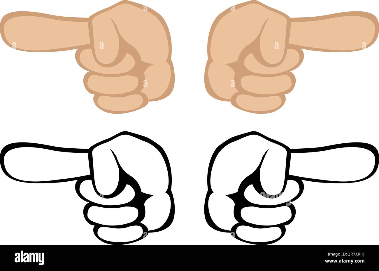 Pointing hand. Vector EPS8 7000x4774. Separate layers Stock Vector ...