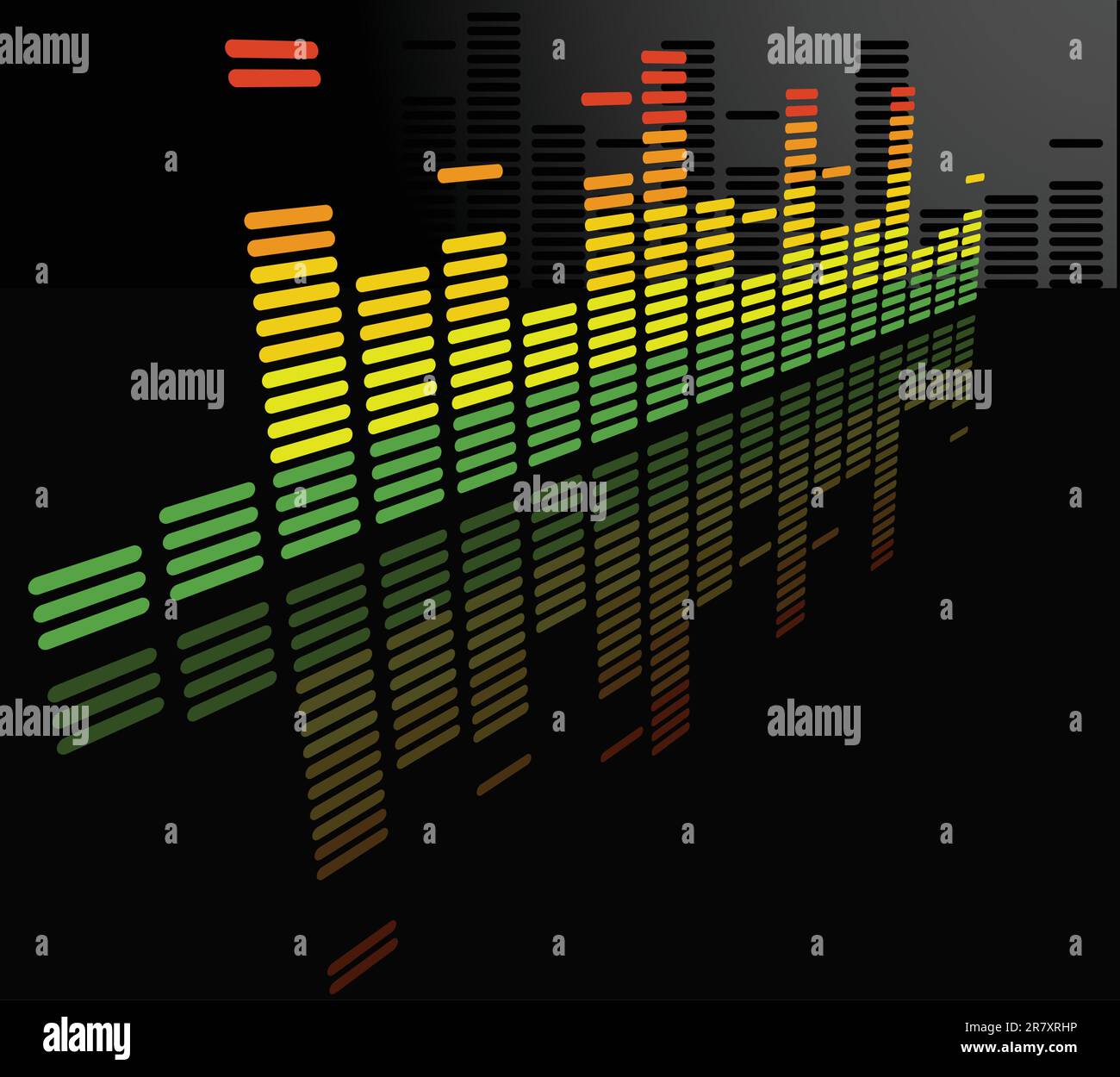 Sound wave background showing equalizer hi-res stock photography and ...