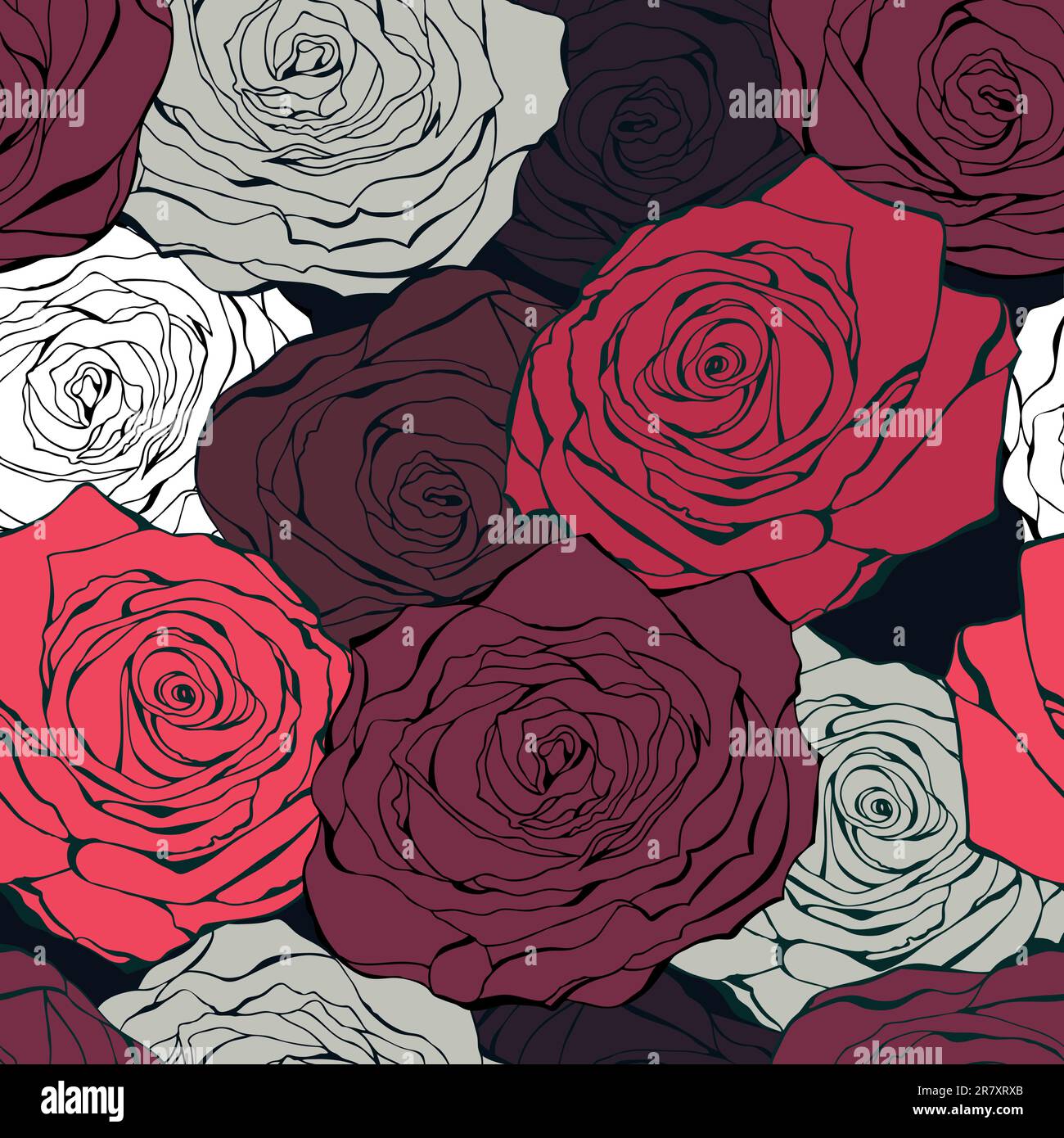 Vintage child garden Stock Vector Images - Alamy