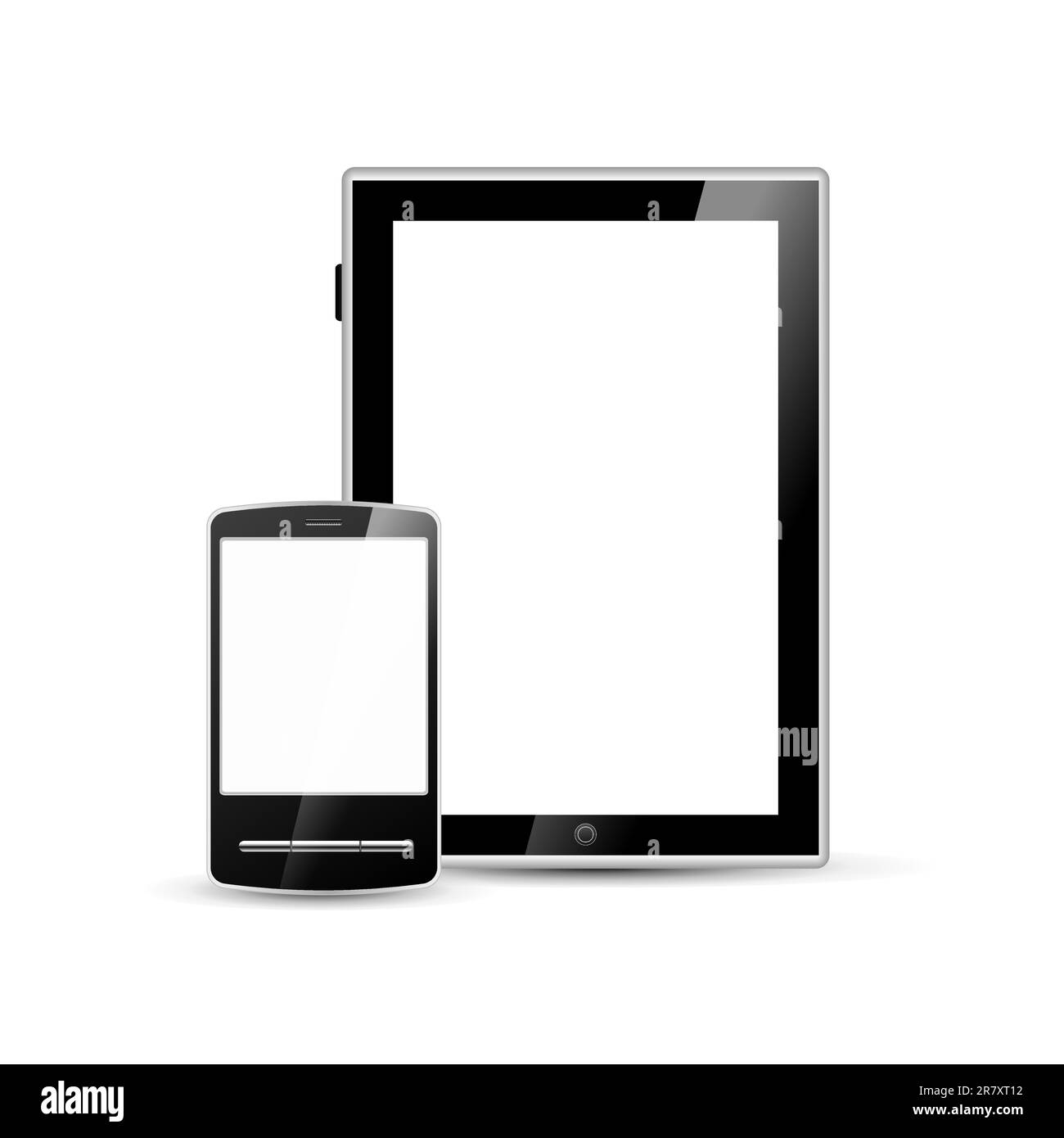 smartphone and tablet, vector Stock Vector Image & Art - Alamy