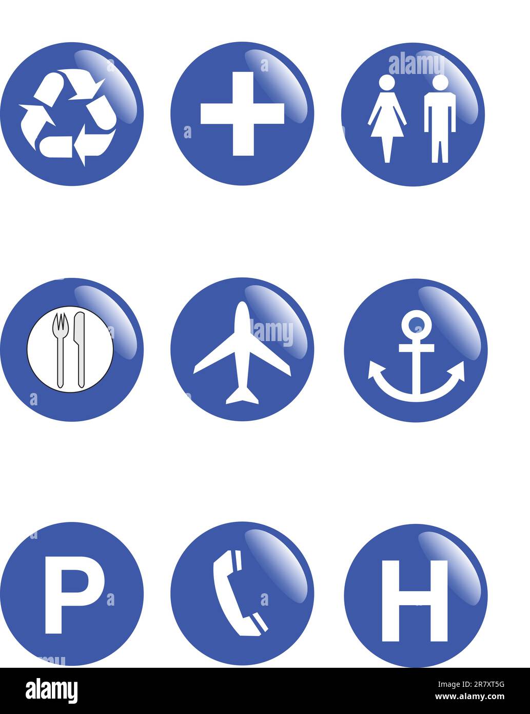 Set of information buttons - vector Stock Vector Image & Art - Alamy