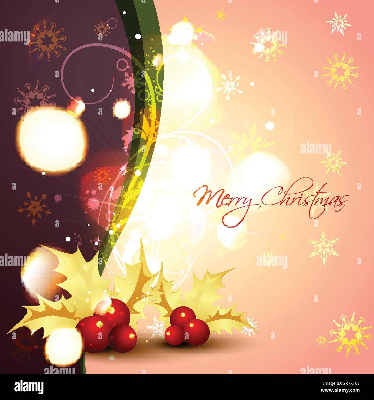 vector christmas background design illustration Stock Vector Image ...