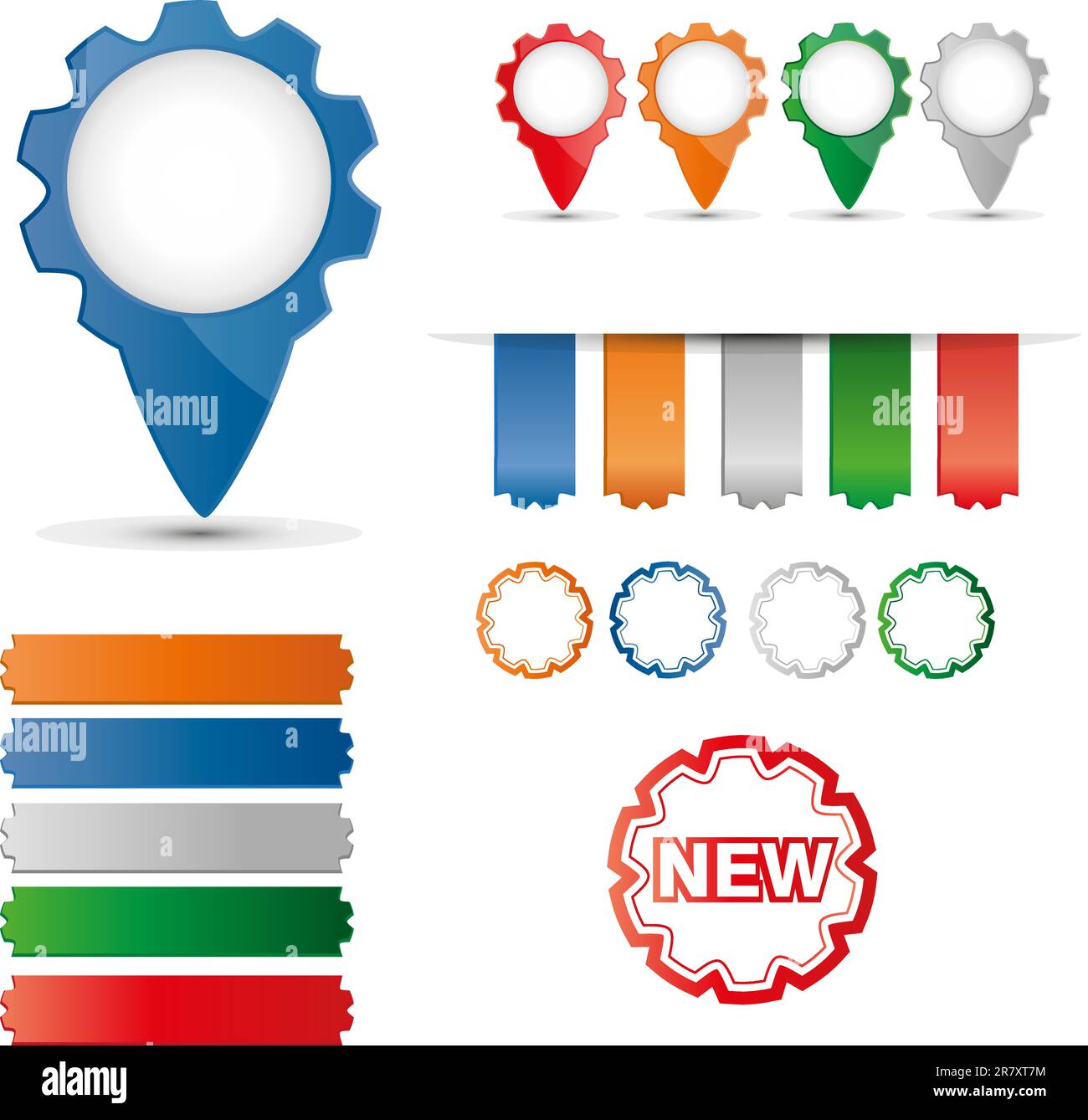 Buttons and labels hi-res stock photography and images - Alamy