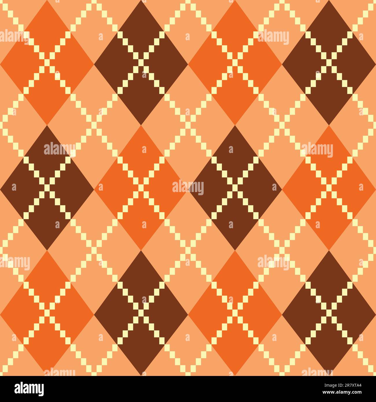 Vintage argile brown seamless pattern or background. Vector Stock ...