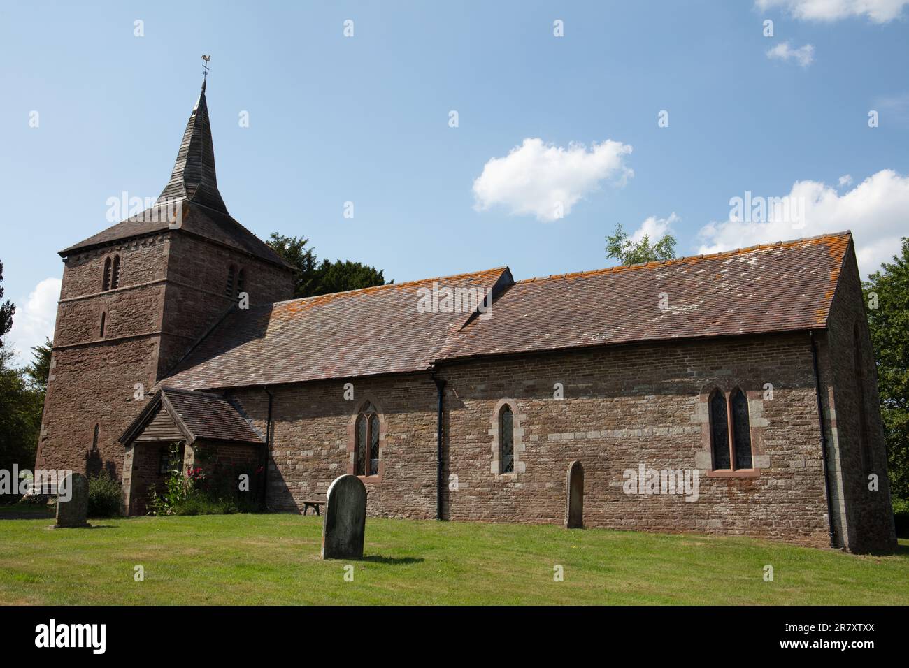 St. Michael's and All Angels Church, Edwyn Ralph Stock Photo - Alamy