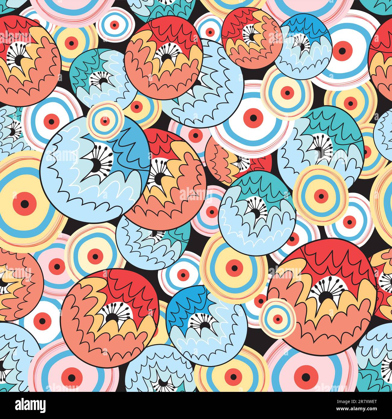 Round bright colors hi-res stock photography and images - Alamy