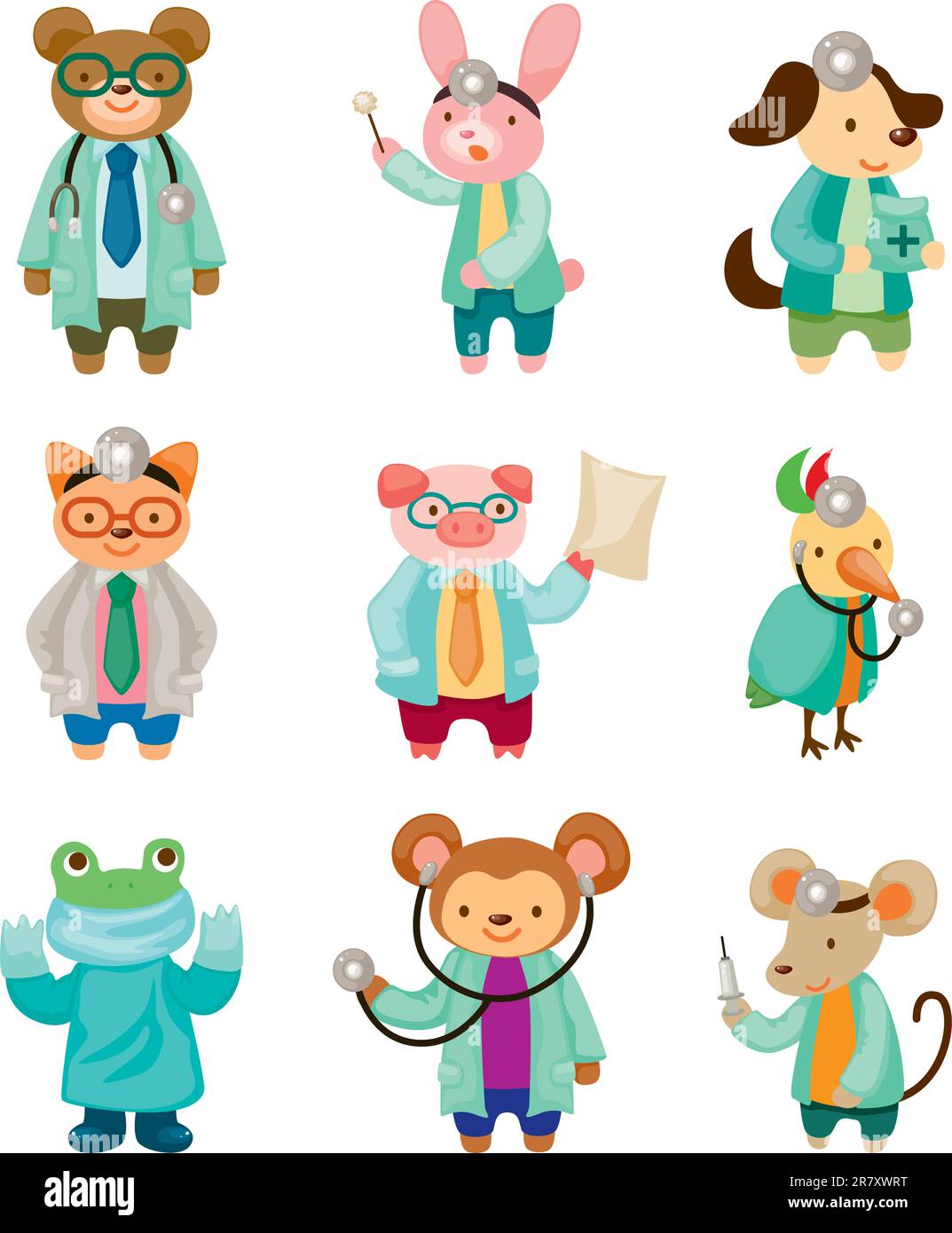 Dog animal hospital nurse Stock Vector Images - Alamy