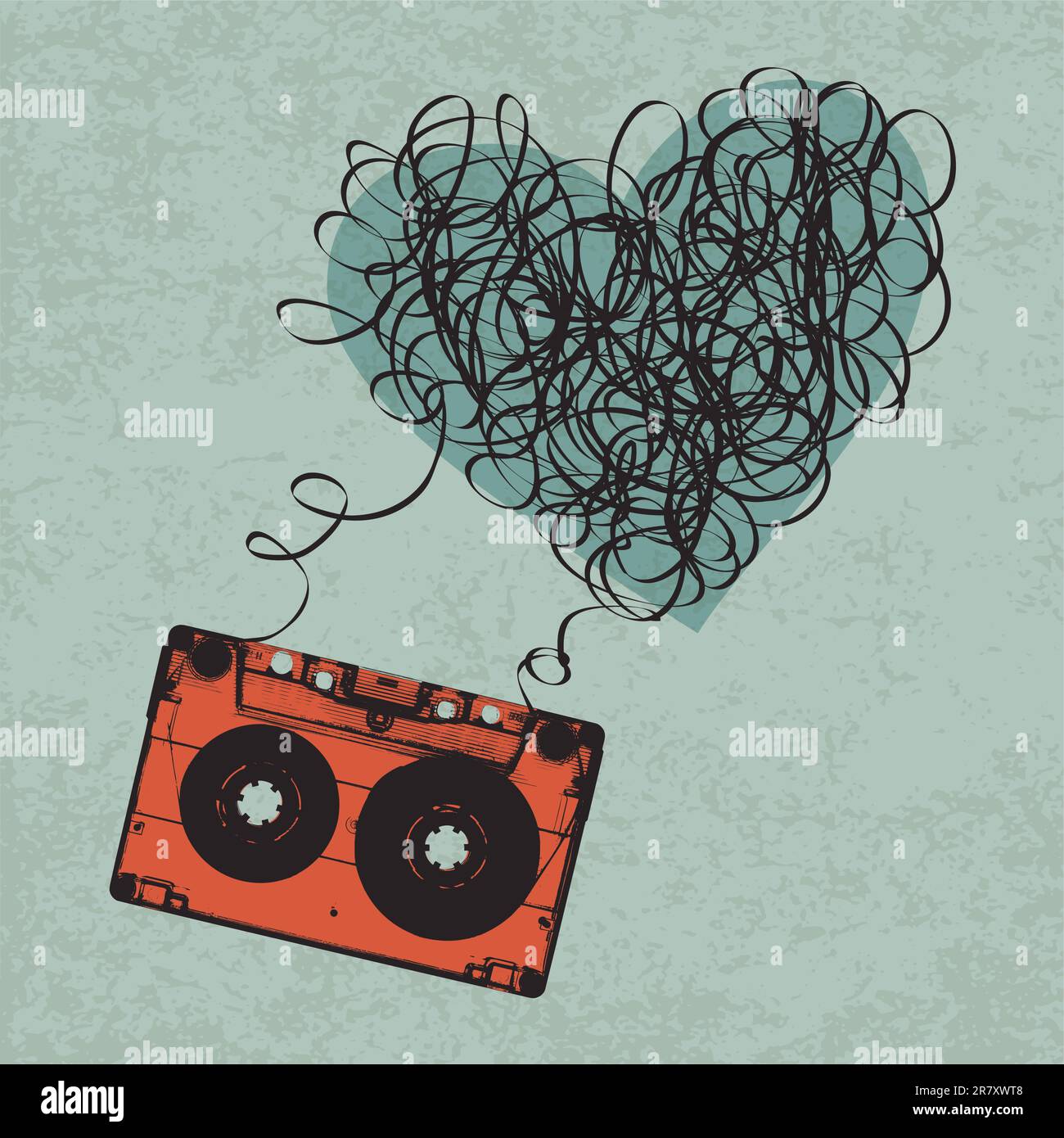 Messy tape Stock Vector Images - Alamy