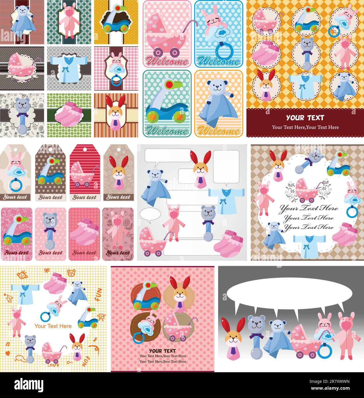 Baby doll picture Stock Vector Images - Alamy