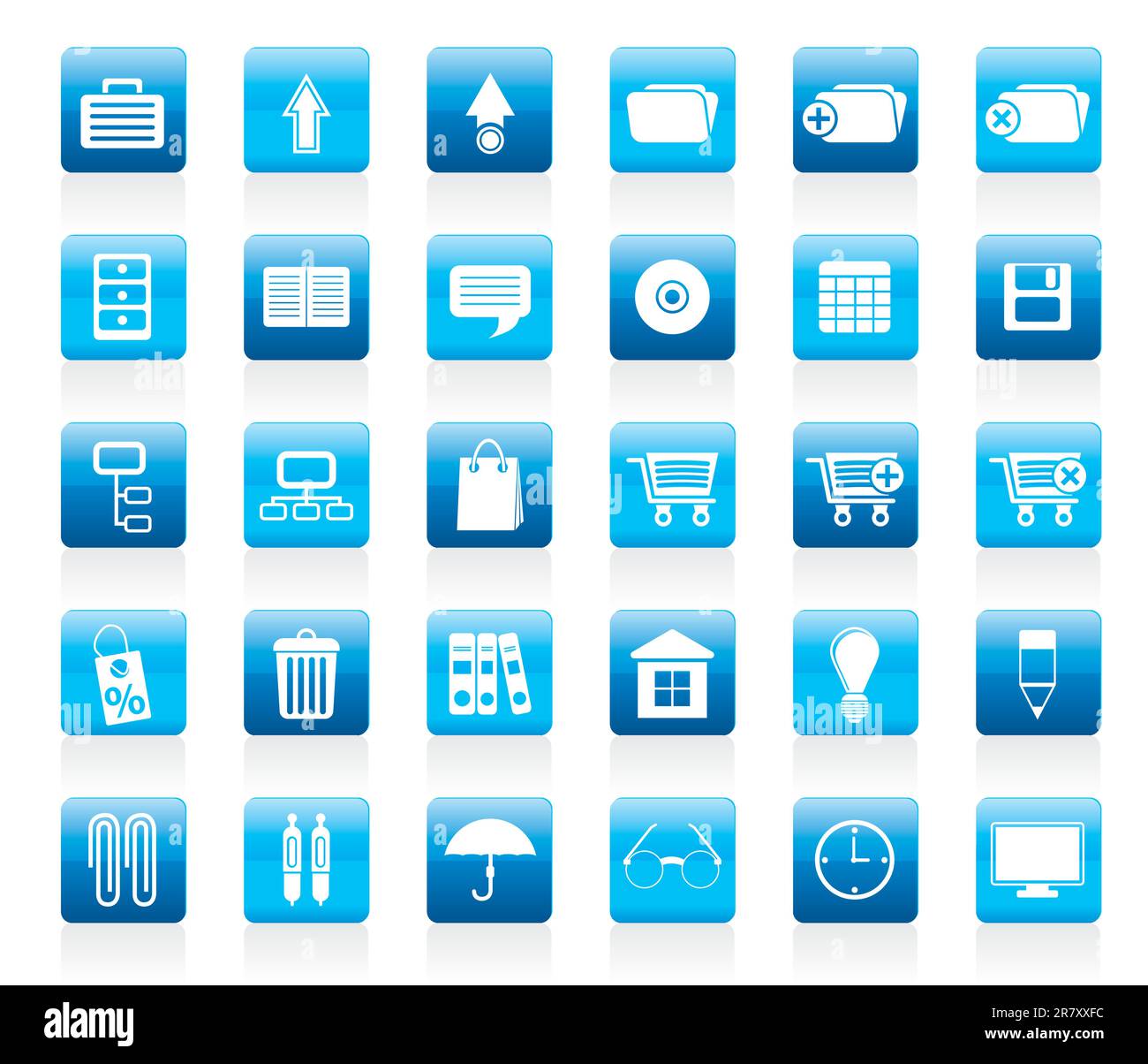 Glasses office table Stock Vector Images - Alamy