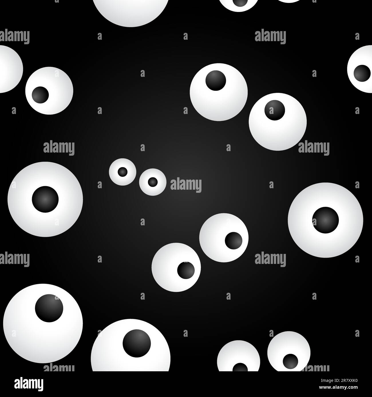 Simple eye seamless background, vector illustration, eps10, 2 laeyers ...