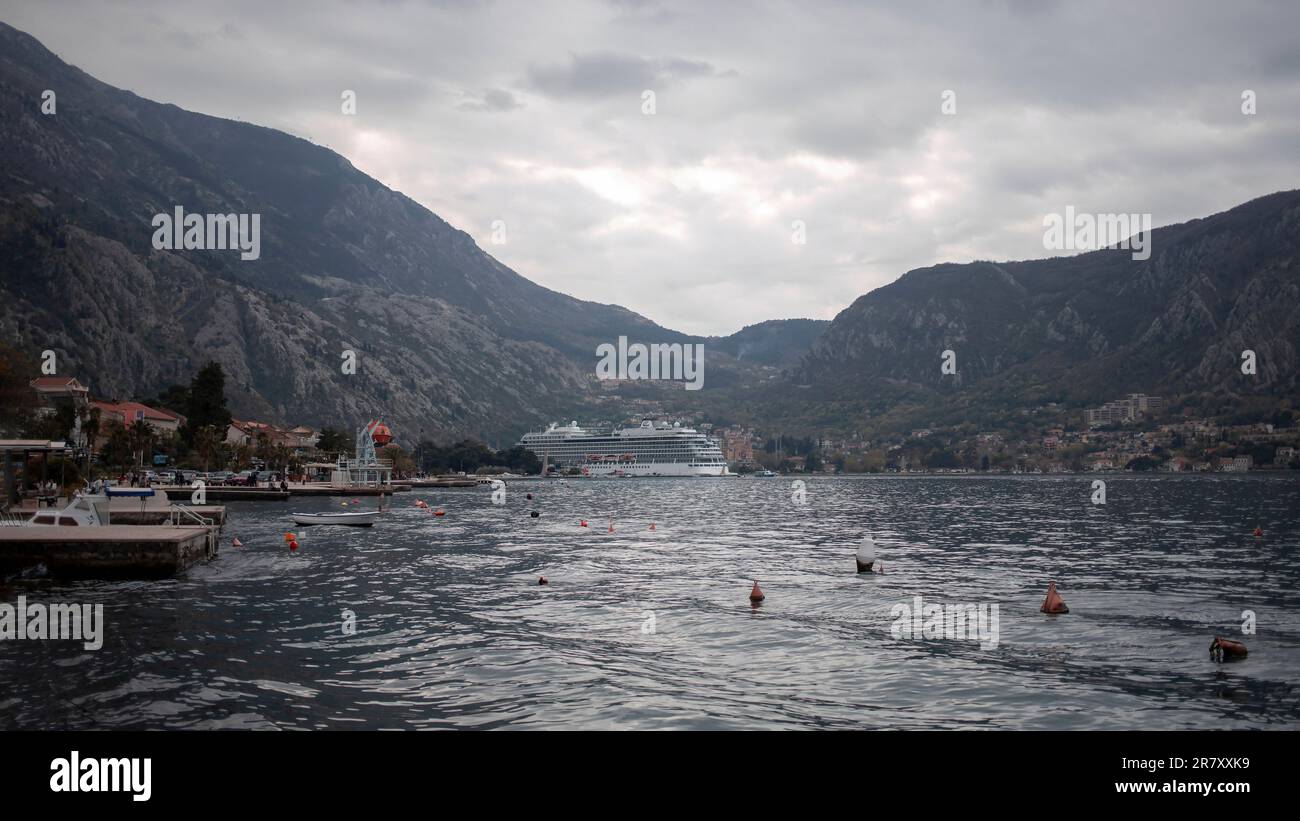 Rocky coastline of the bay of kotor hi-res stock photography and images ...