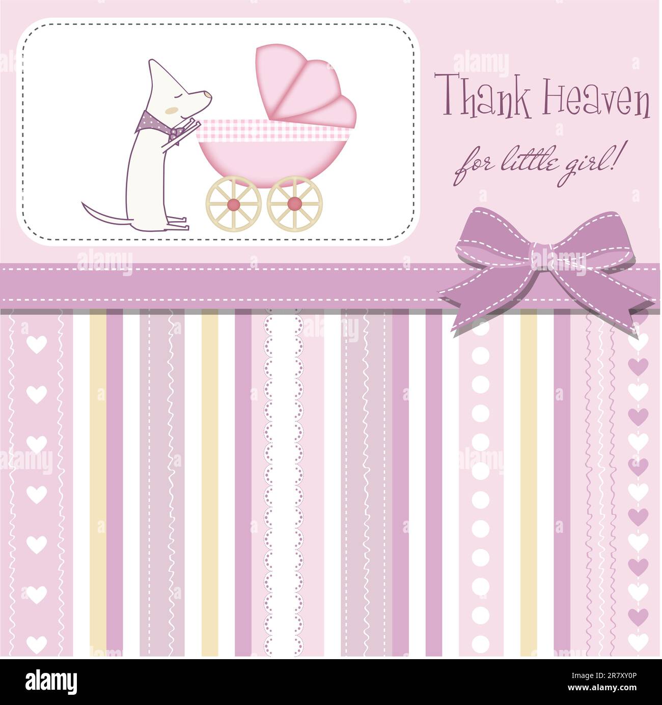 welcome baby girl Stock Vector Image & Art - Alamy