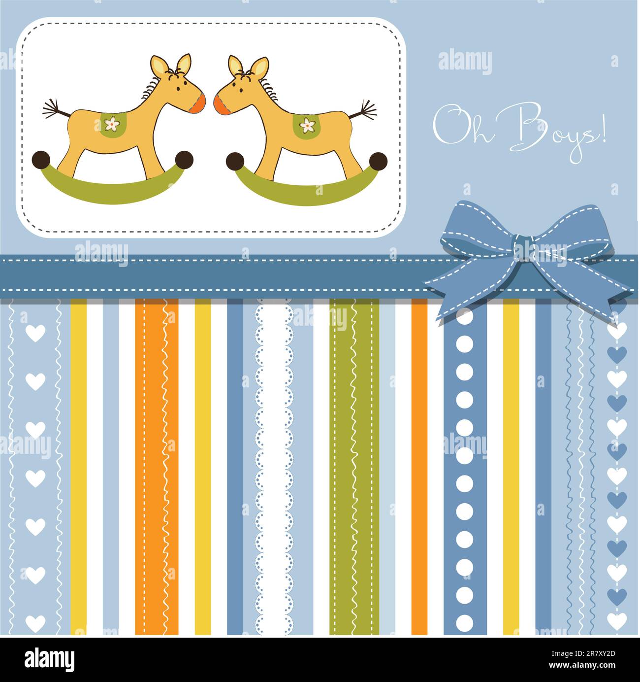 Twin horse Stock Vector Images - Alamy