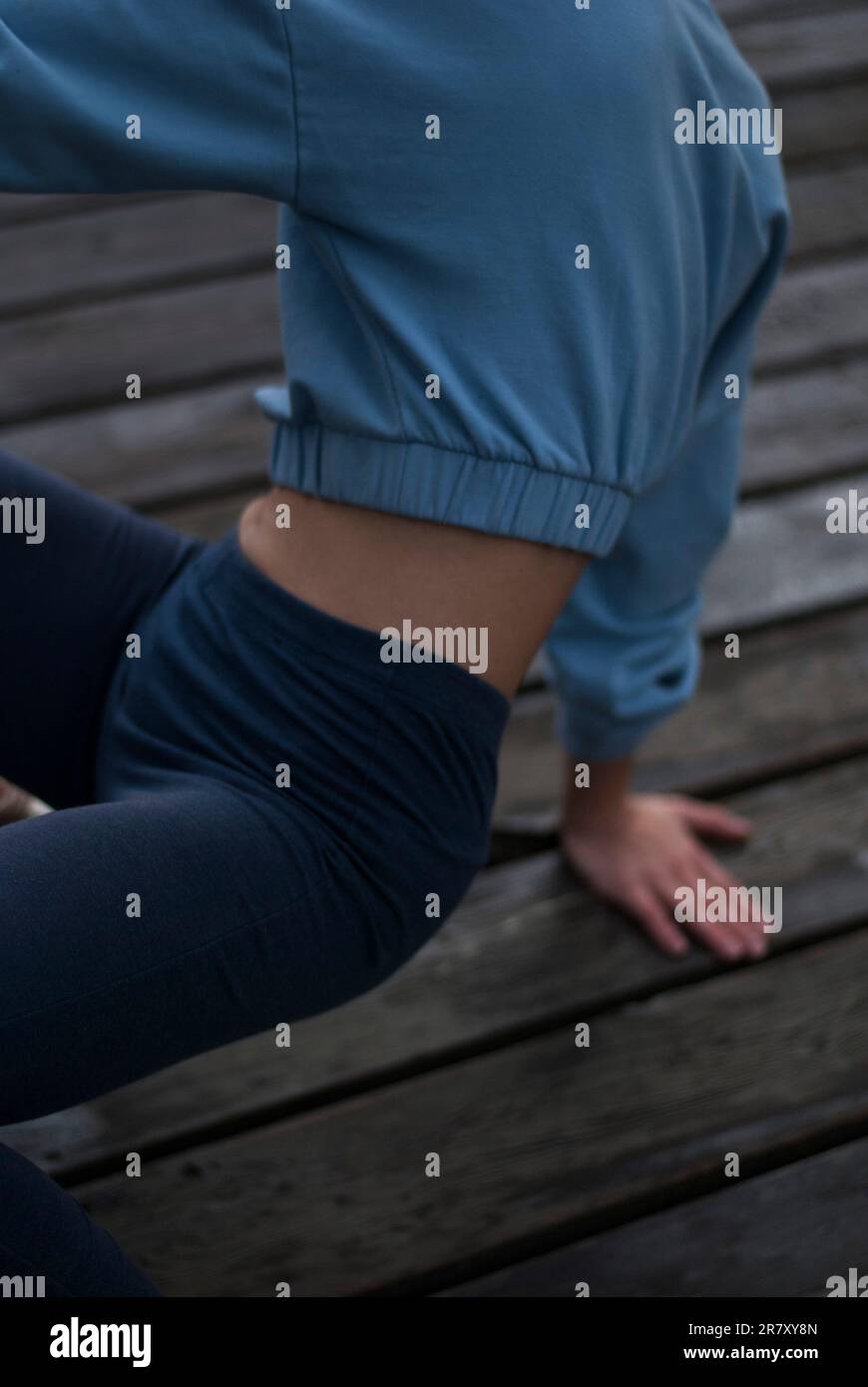 Blue gym suit hi-res stock photography and images - Alamy