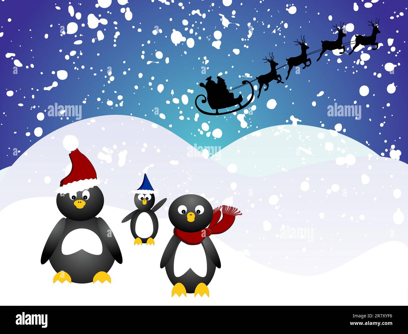 Funny penguins Stock Vector Images - Alamy