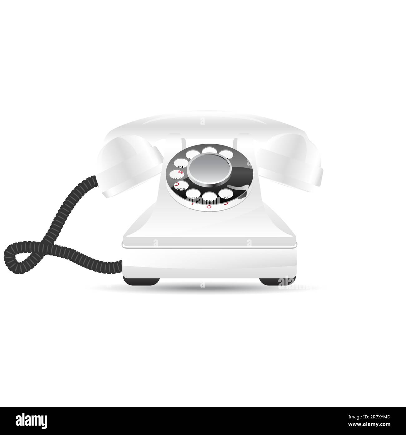 Retro phone person Stock Vector Images - Alamy