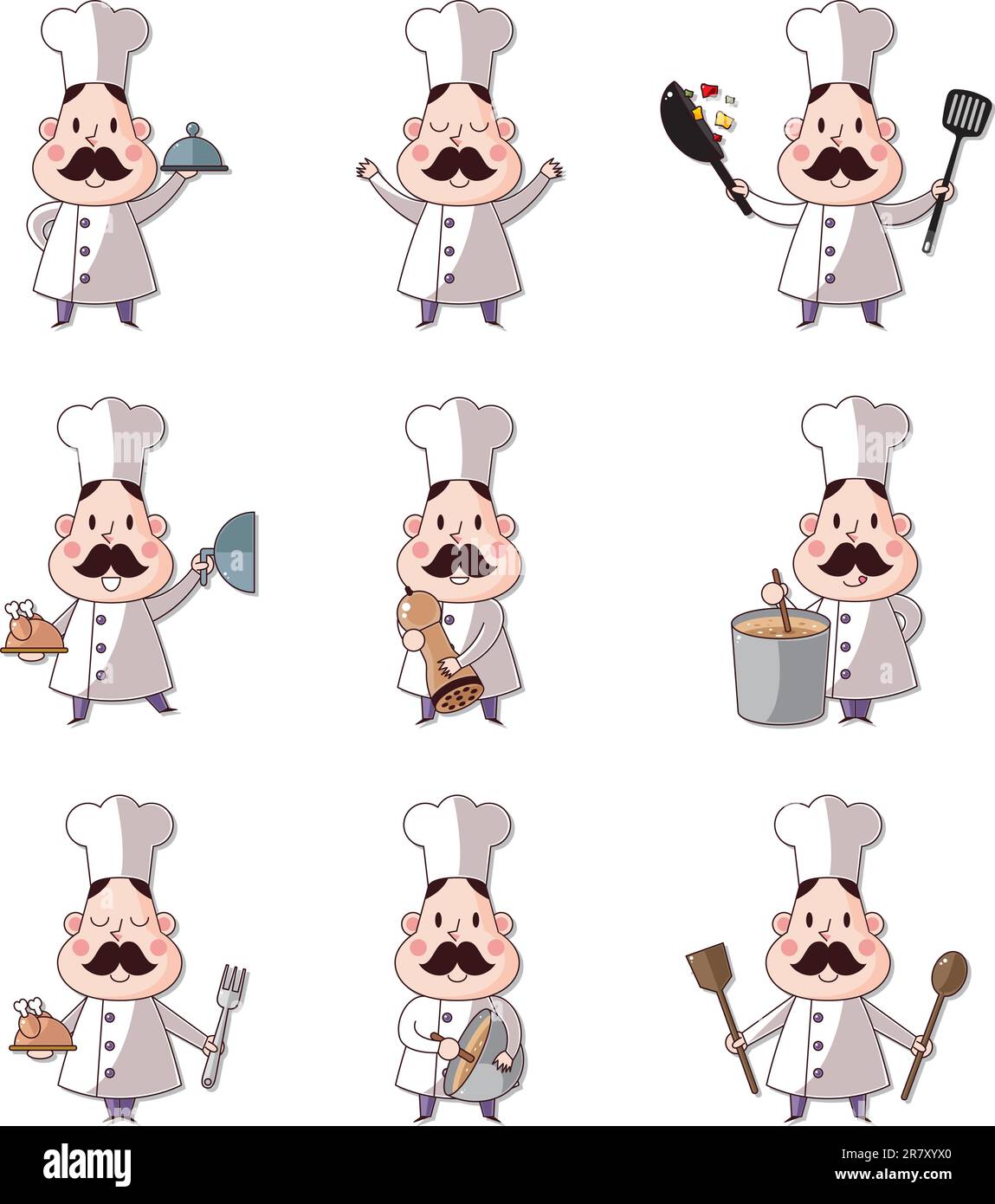 cartoon chef icon Stock Vector Image & Art - Alamy