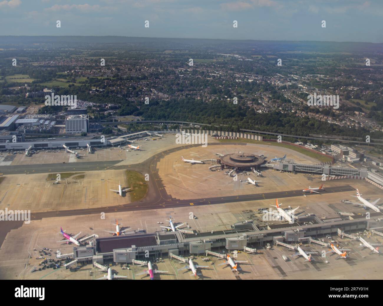 Crawley aerial view hi-res stock photography and images - Alamy