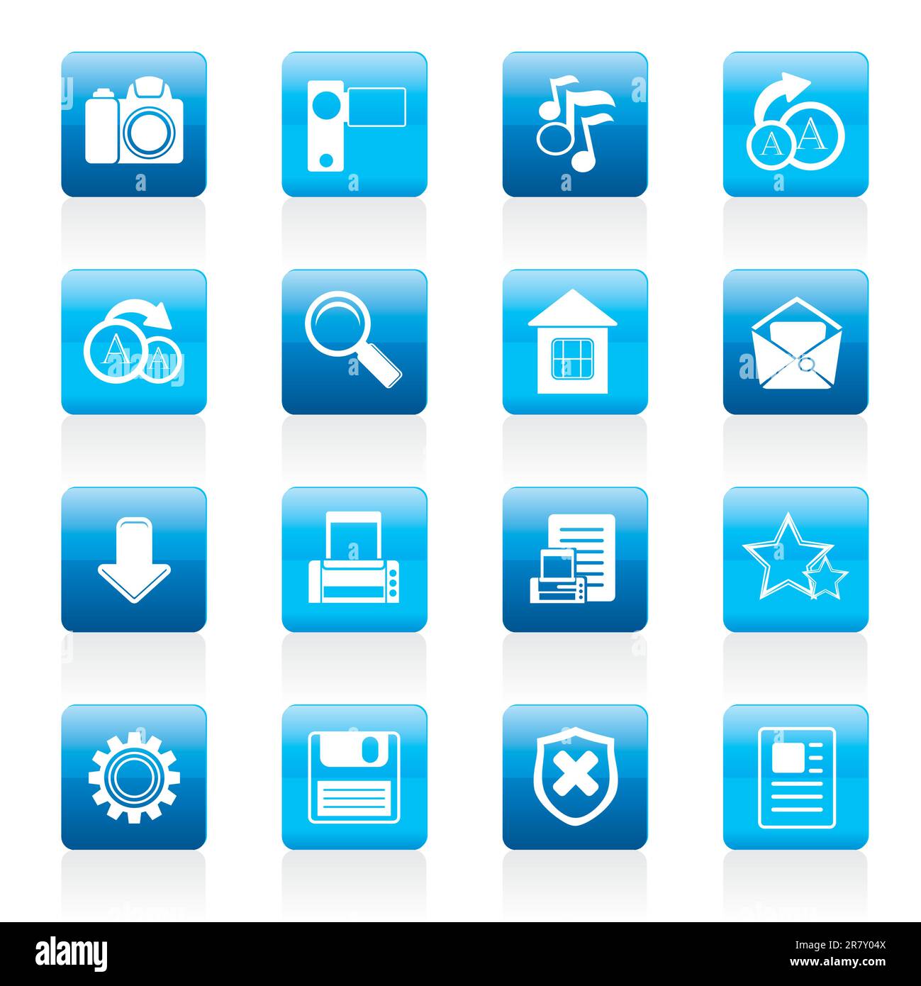 Media preview Stock Vector Images - Alamy