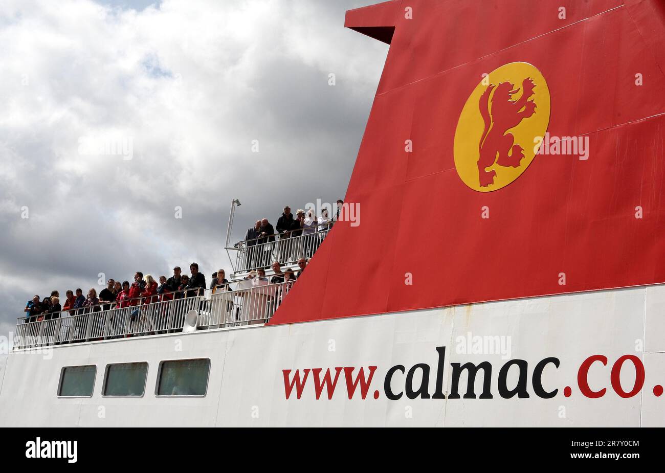 File photo dated 23/07/10 of passengers onboard a Calmac ferry. Ferry ...