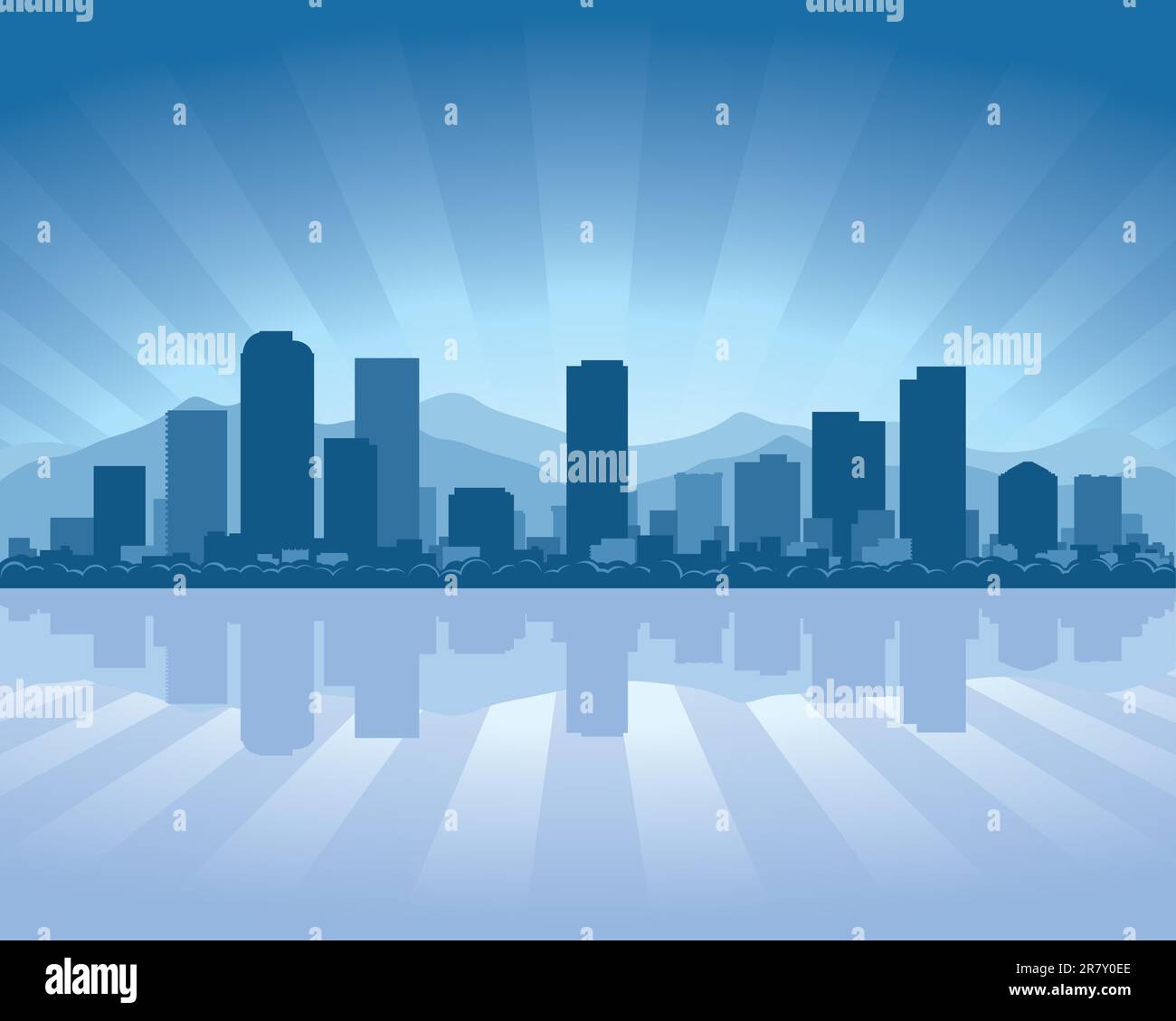 Denver colorado downtown Stock Vector Images - Alamy