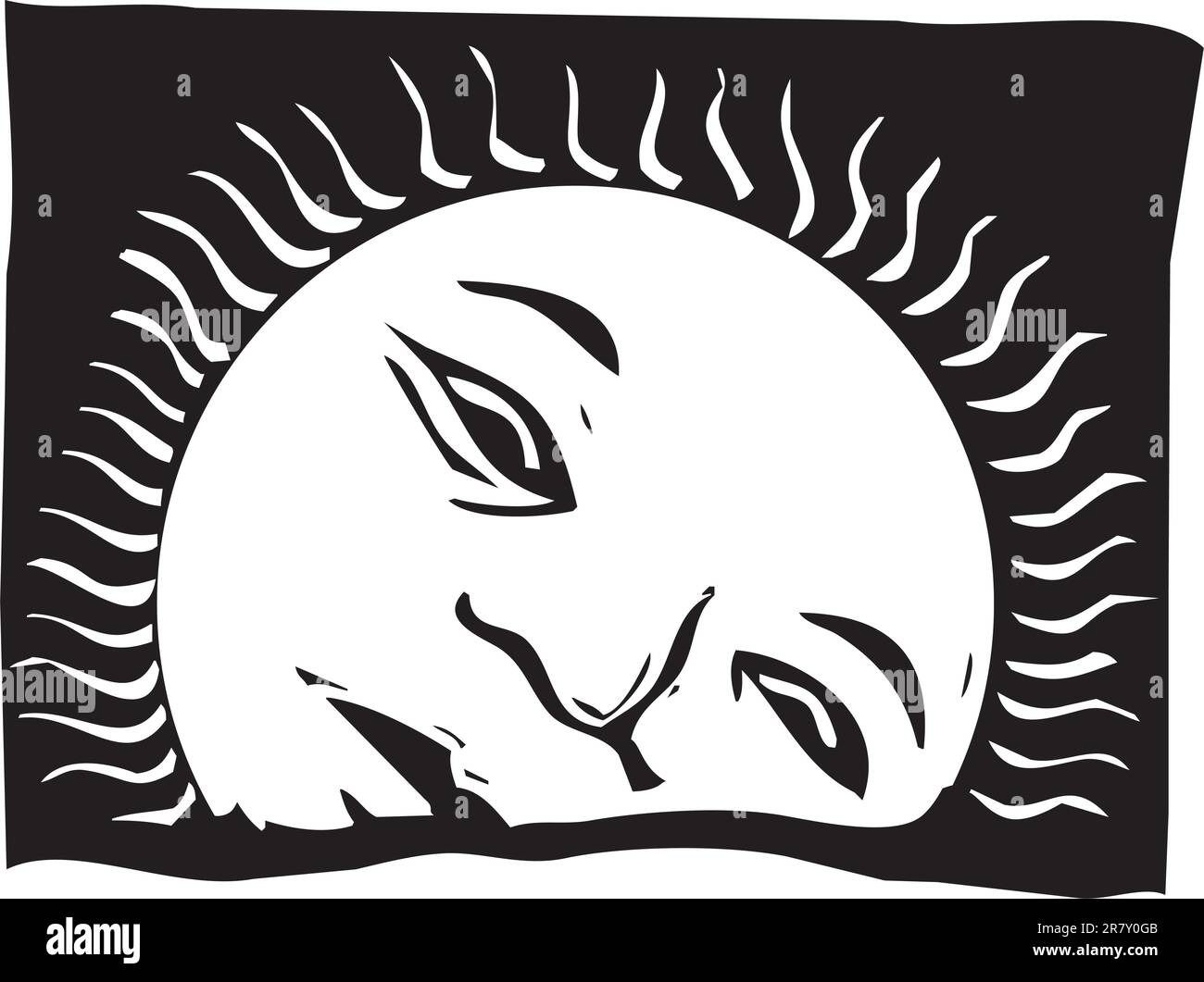 Rising sun picture Cut Out Stock Images & Pictures - Alamy