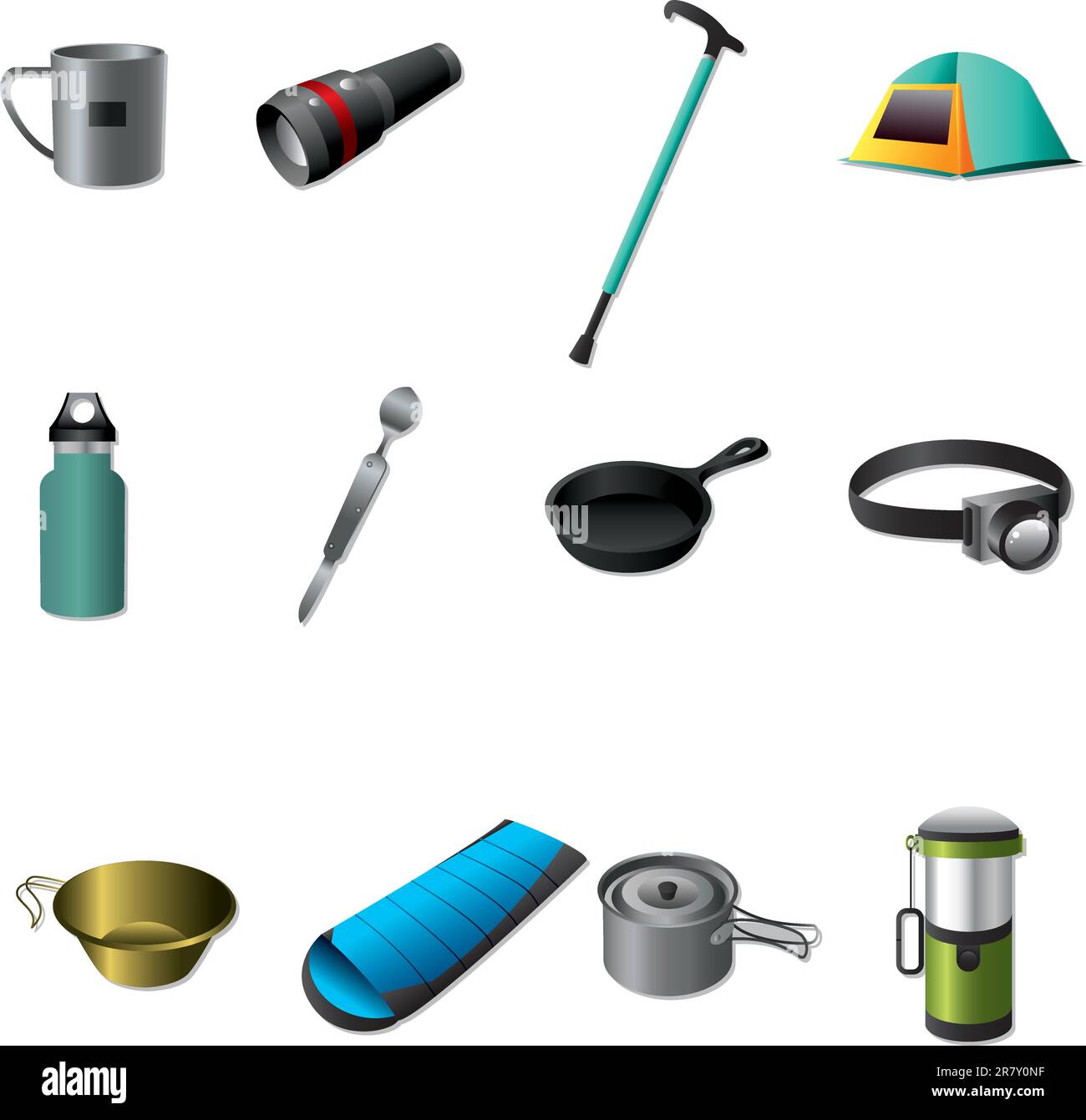 Camping pot icon cartoon hi-res stock photography and images - Alamy
