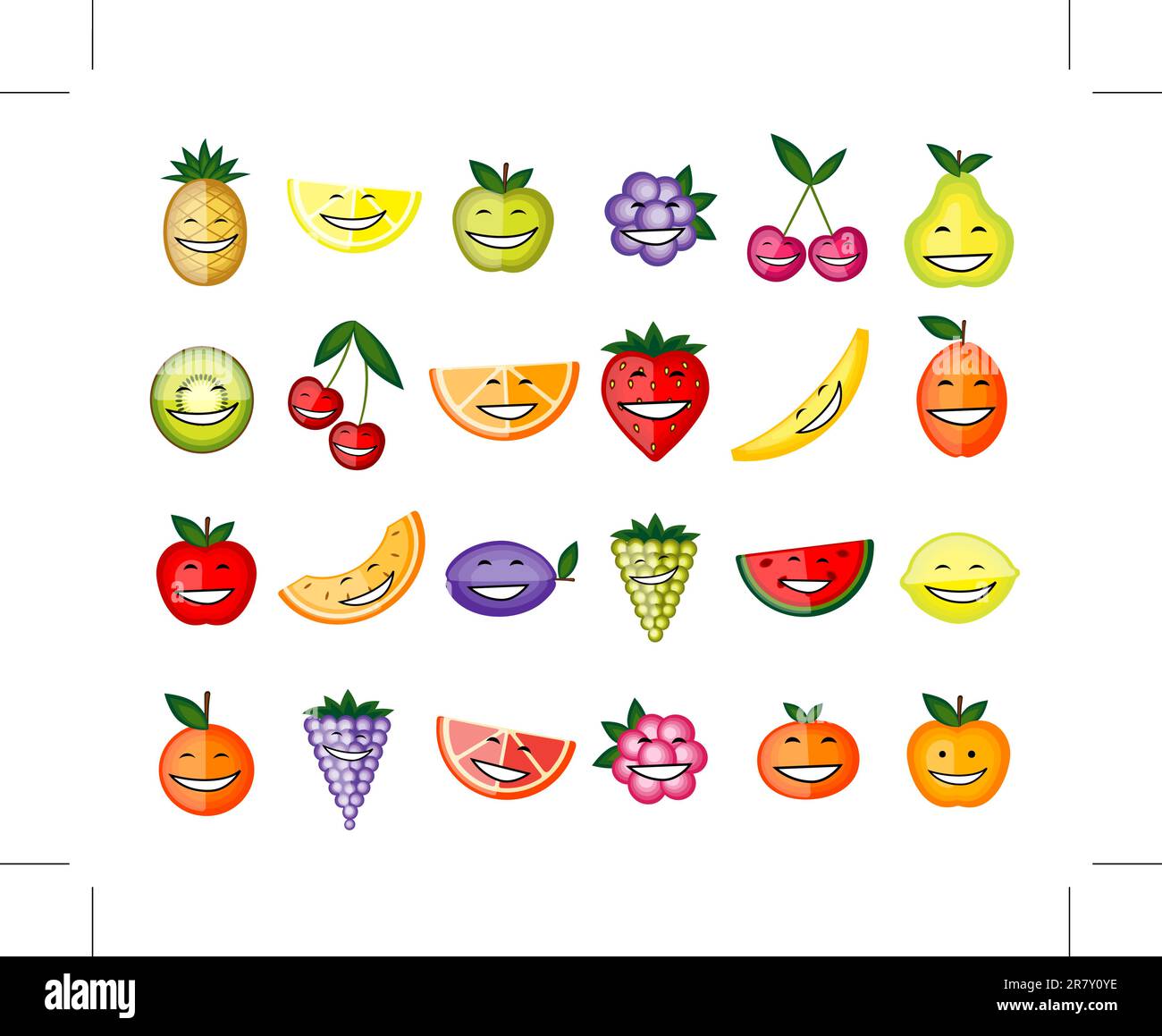 Mandarin smile Stock Vector Images - Alamy