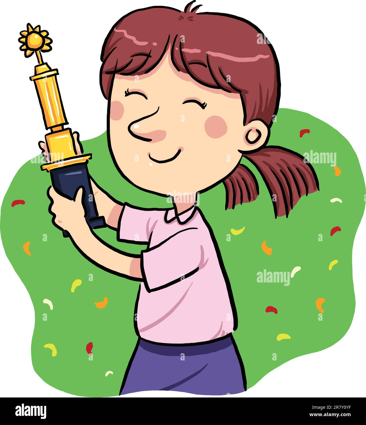 Child winner Stock Vector Images - Alamy