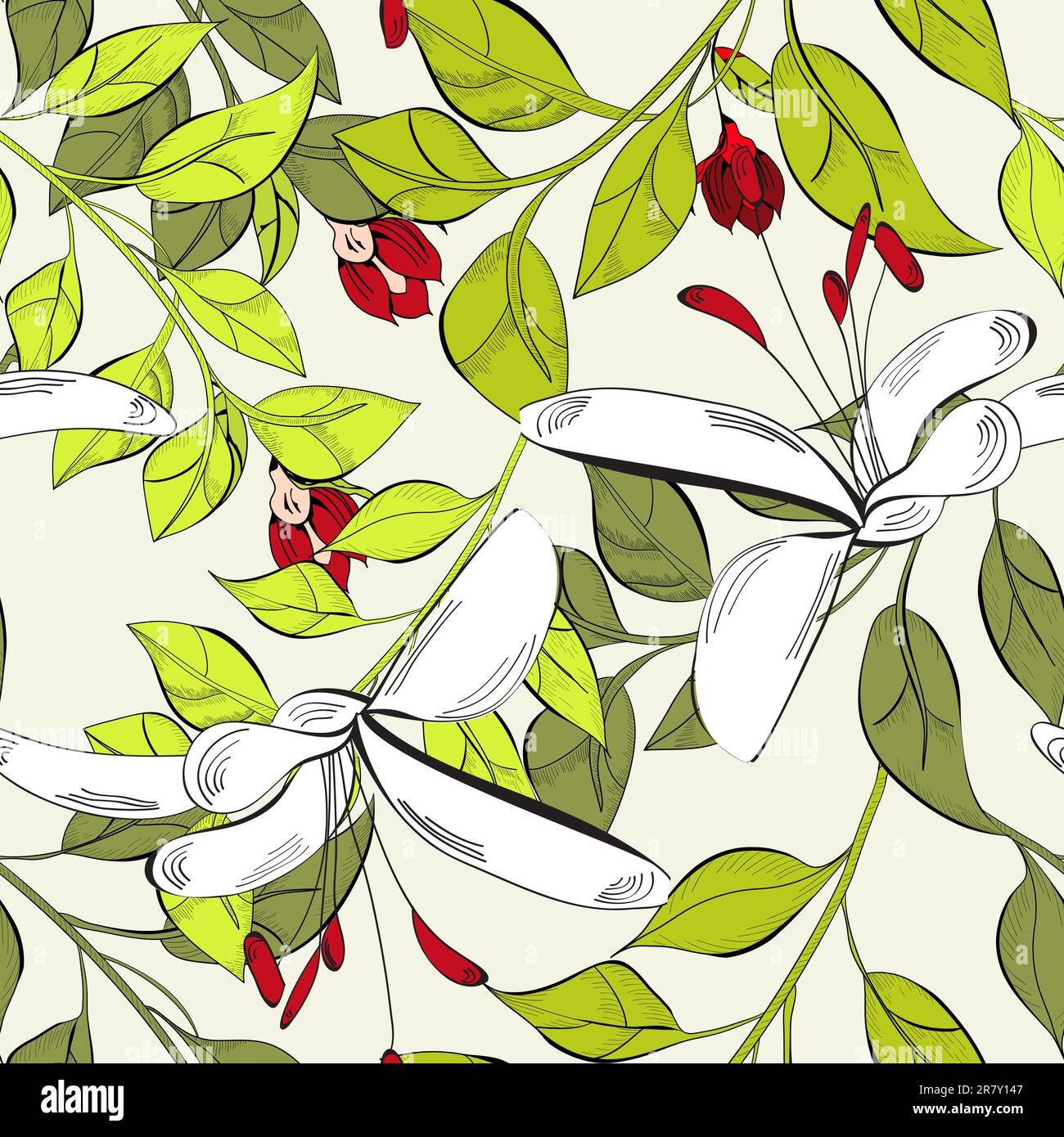 Beautiful rose pattern hi-res stock photography and images - Alamy