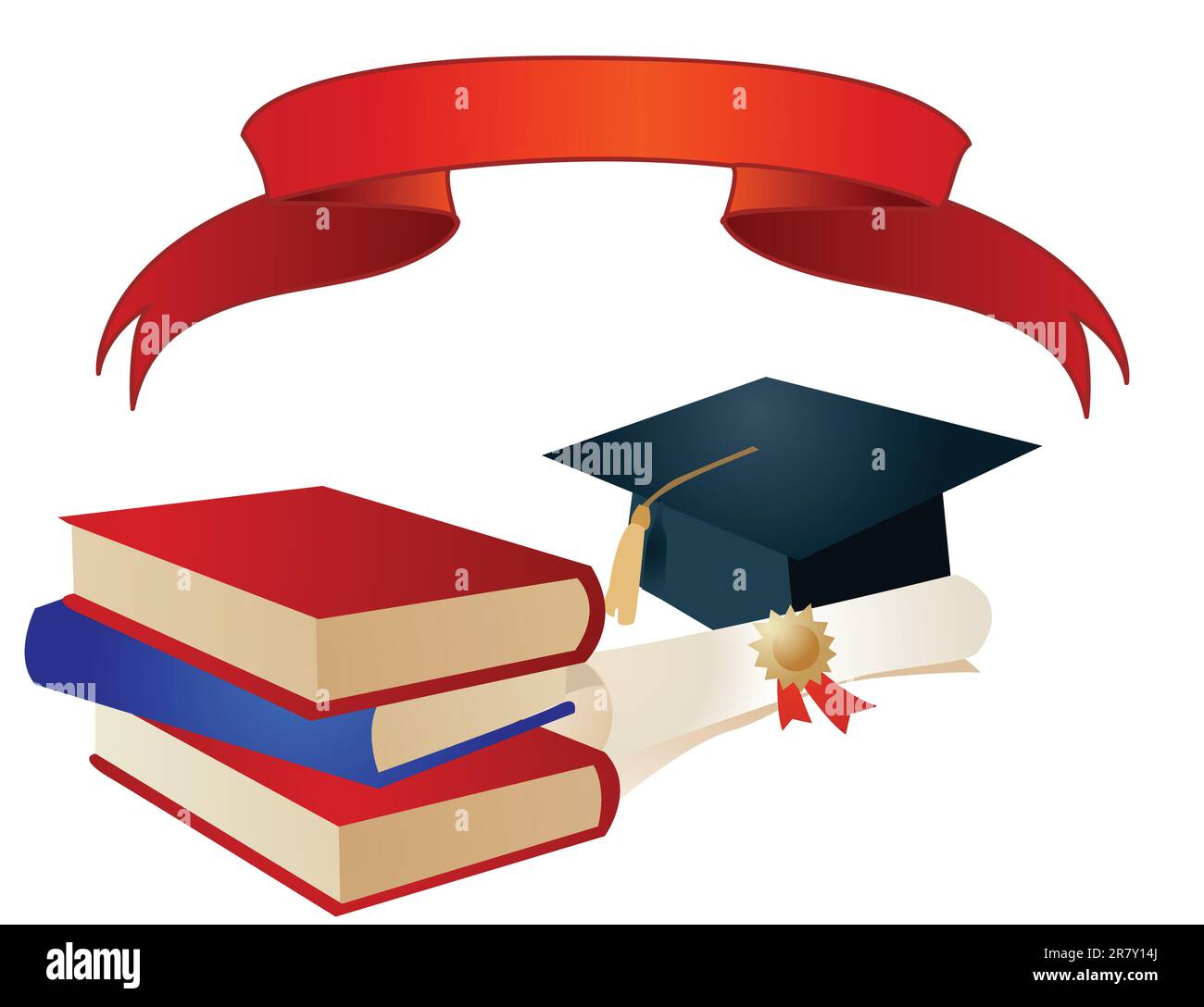 Graduation Elements vector Stock Vector Image & Art - Alamy