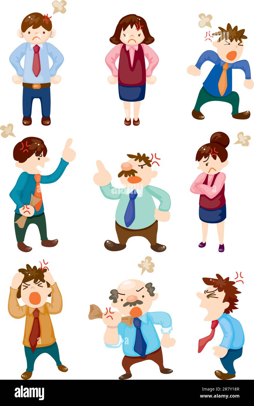 Group angry negative women hi-res stock photography and images - Alamy