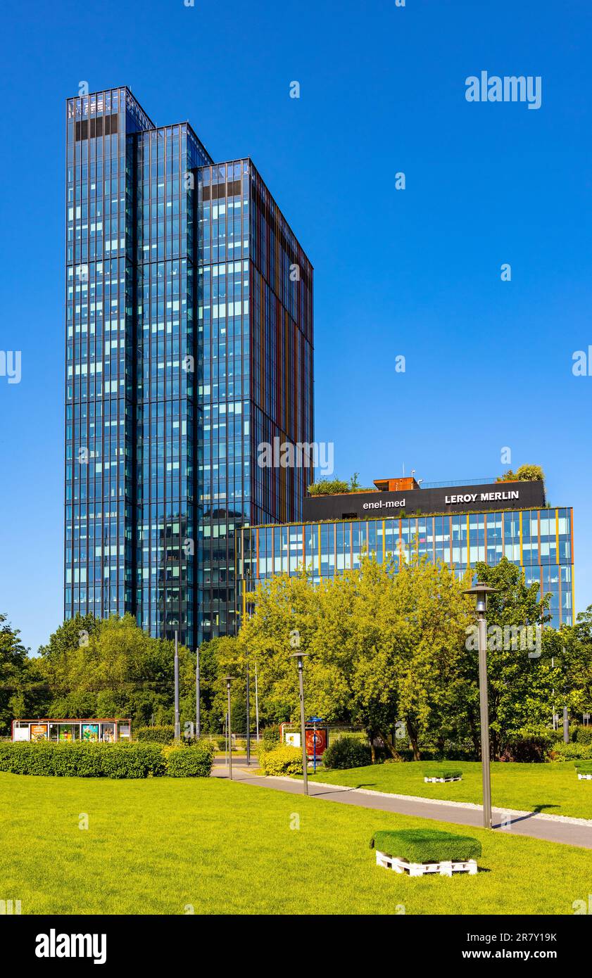 Warsaw, Poland - June 4, 2023: Forest office and retail complex by HB ...