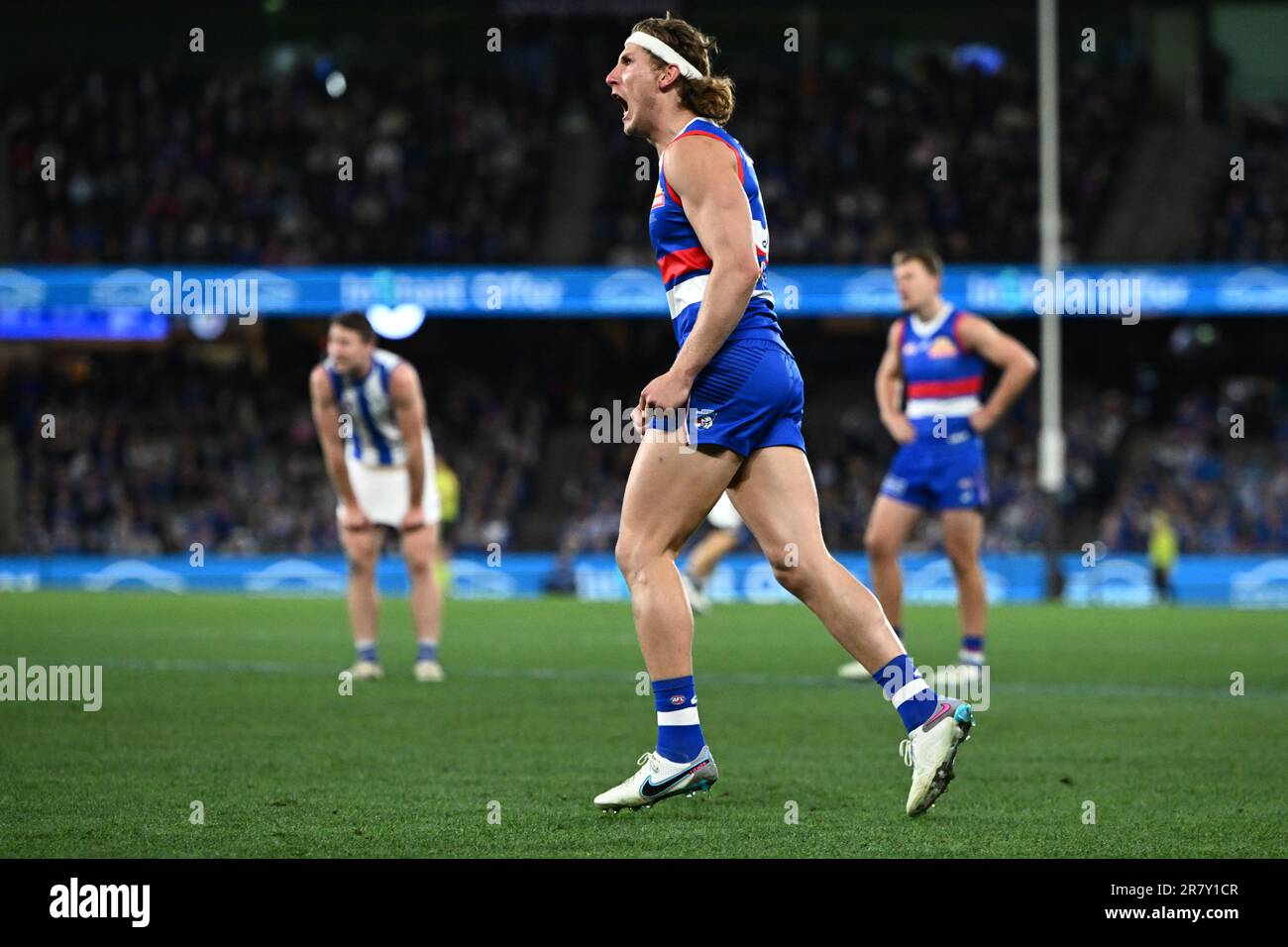 Melbourne, Australia. 18th June, 2023. Aaron Naughton of Western ...