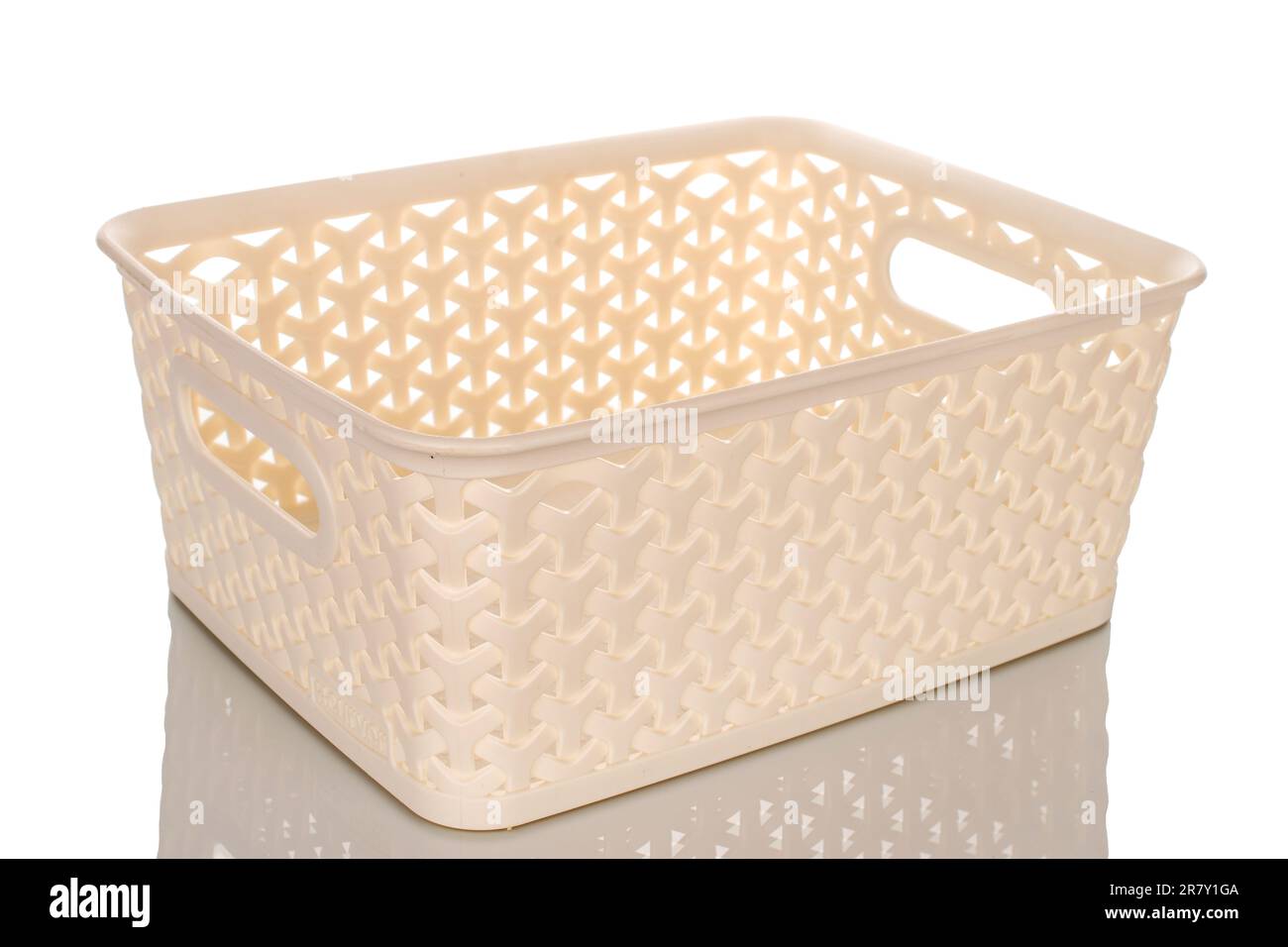 One plastic container, macro, isolated on white background Stock Photo ...