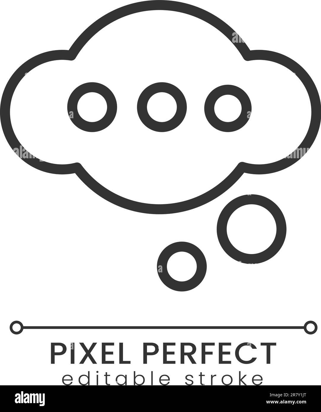 Thinking communication chat concept Black and White Stock Photos ...