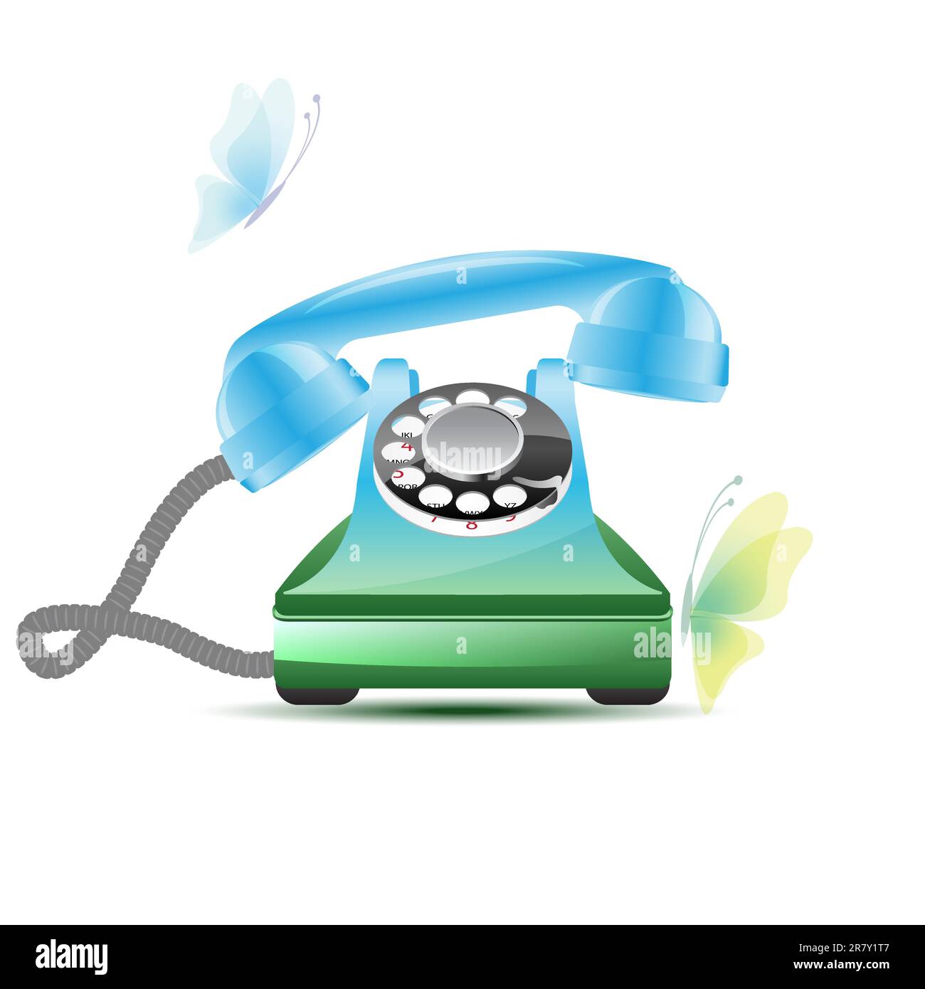 Phone to heaven Stock Vector Images - Alamy
