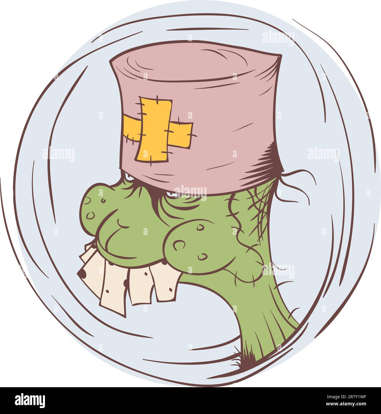 Cartoon graphic depicting a mad scientist Stock Vector Image & Art - Alamy