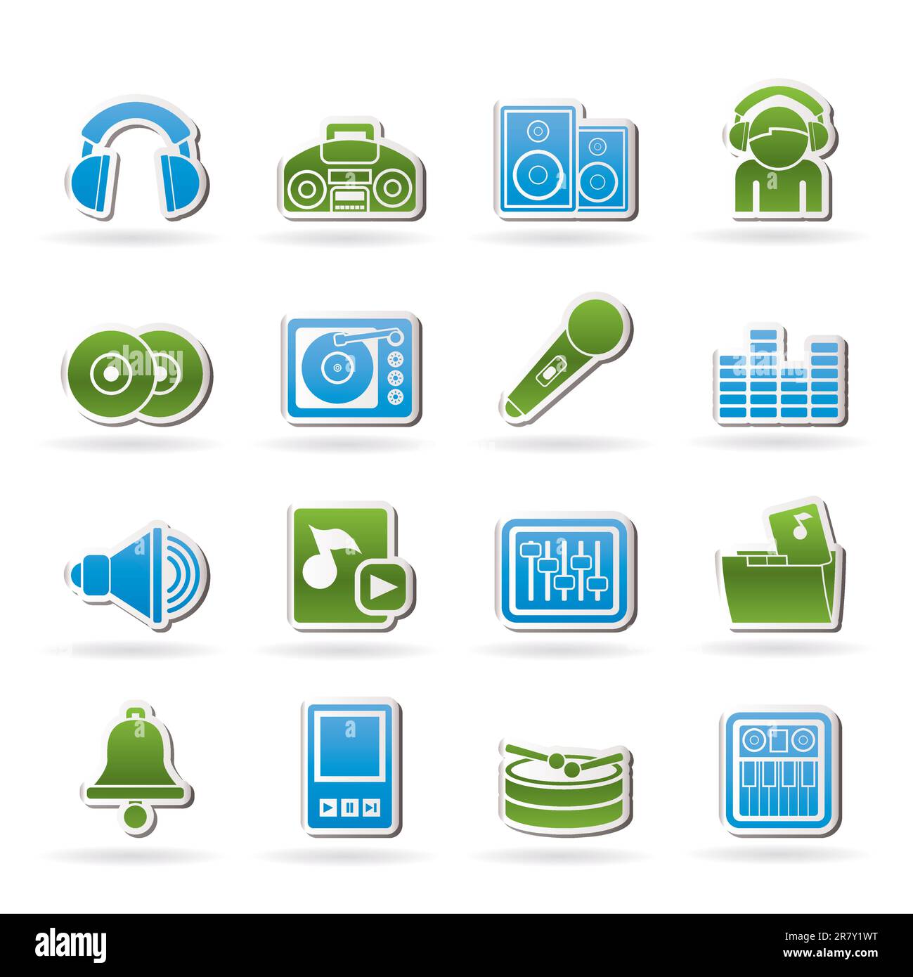 Cassette and cd player Stock Vector Images - Alamy